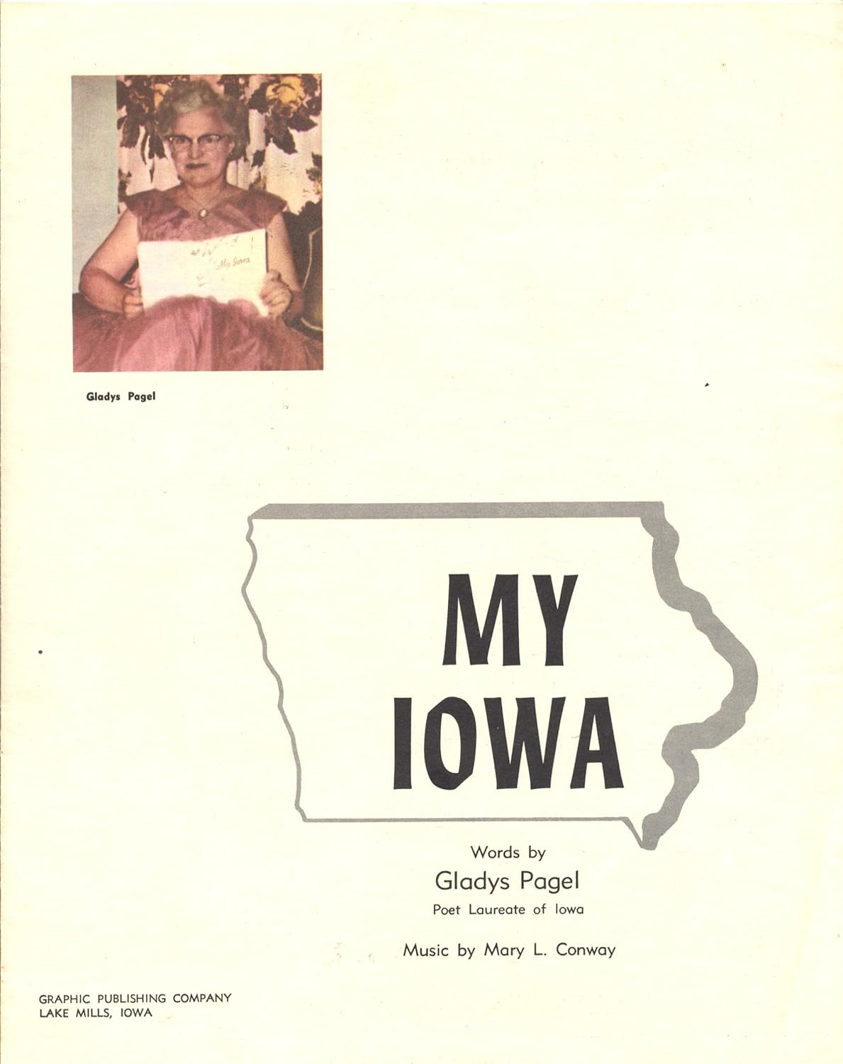 My Iowa Words By Gladys Pagel Poet Laureate of Iowa: Gladys Pagel, Mary ...