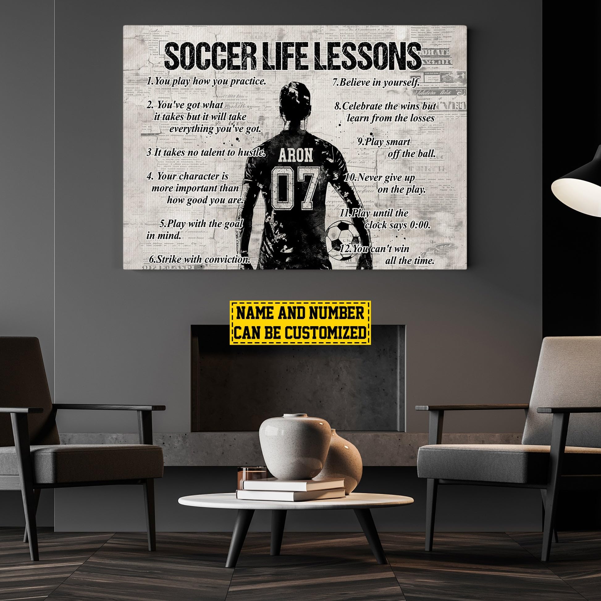 Football Players Poster Famous Athletes Posters - Inspirational Quote ...