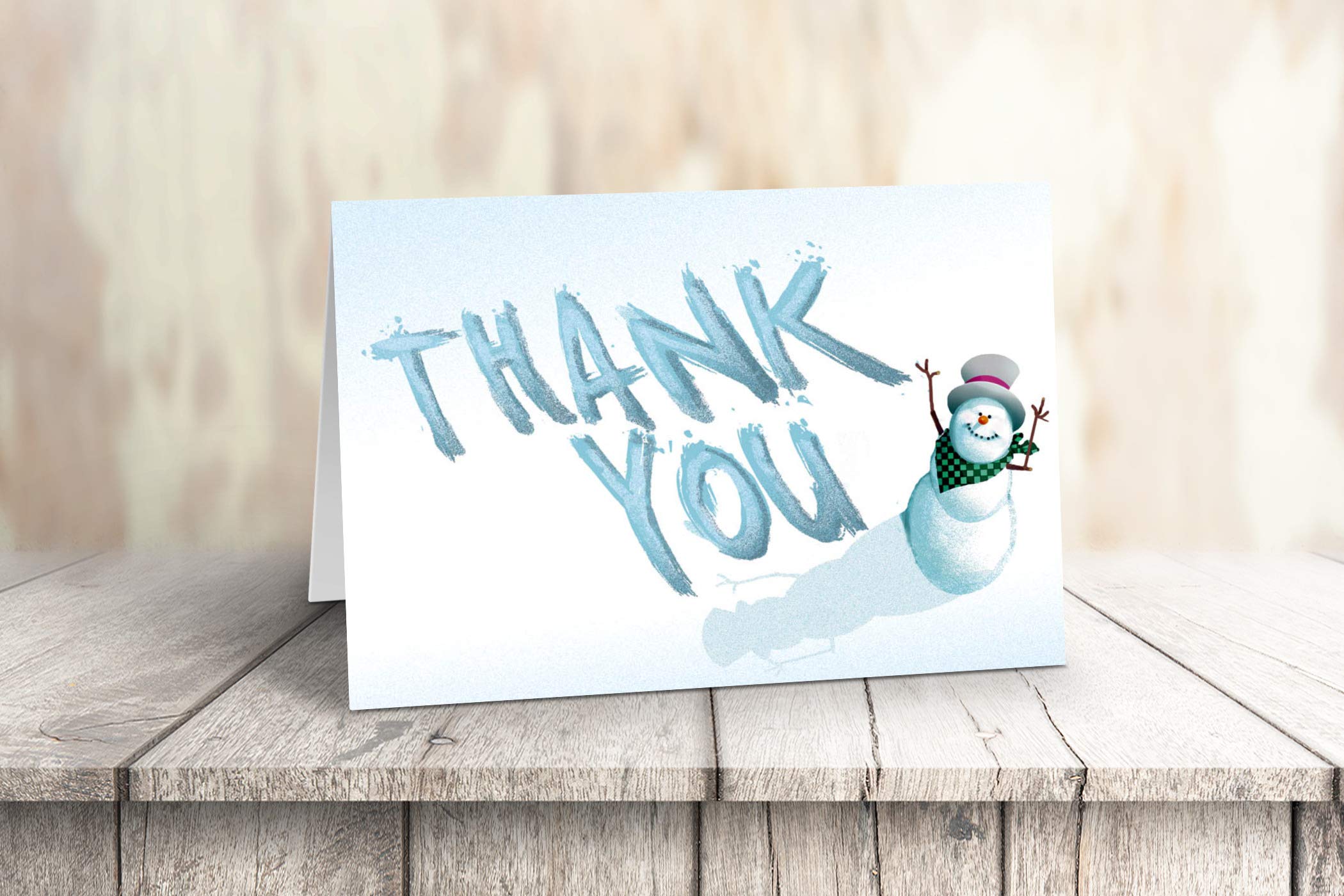 Snowman Thank You Cards