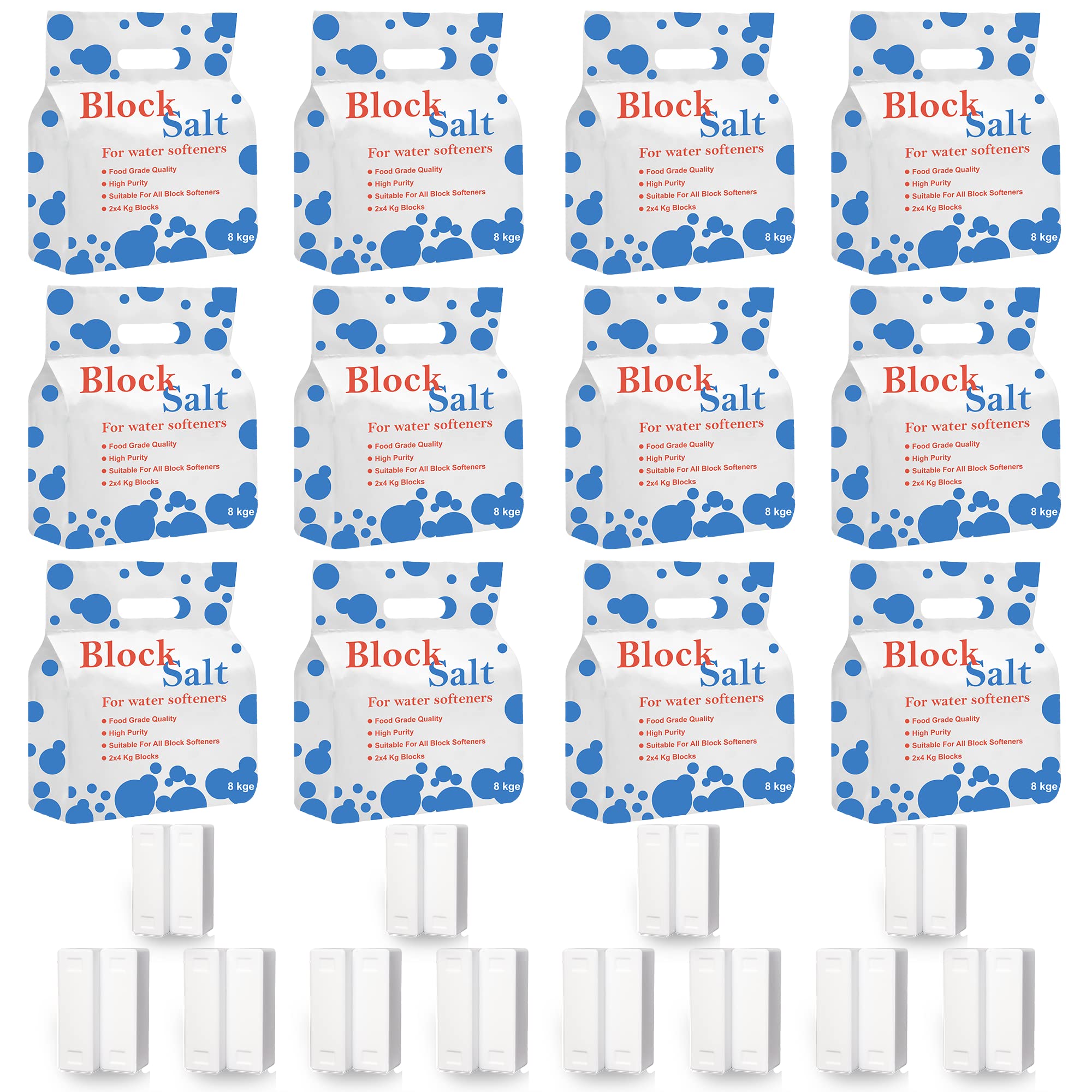 HSD Water Softener Salt Block 100% Genuine Food Grade Pure Salt Block ...