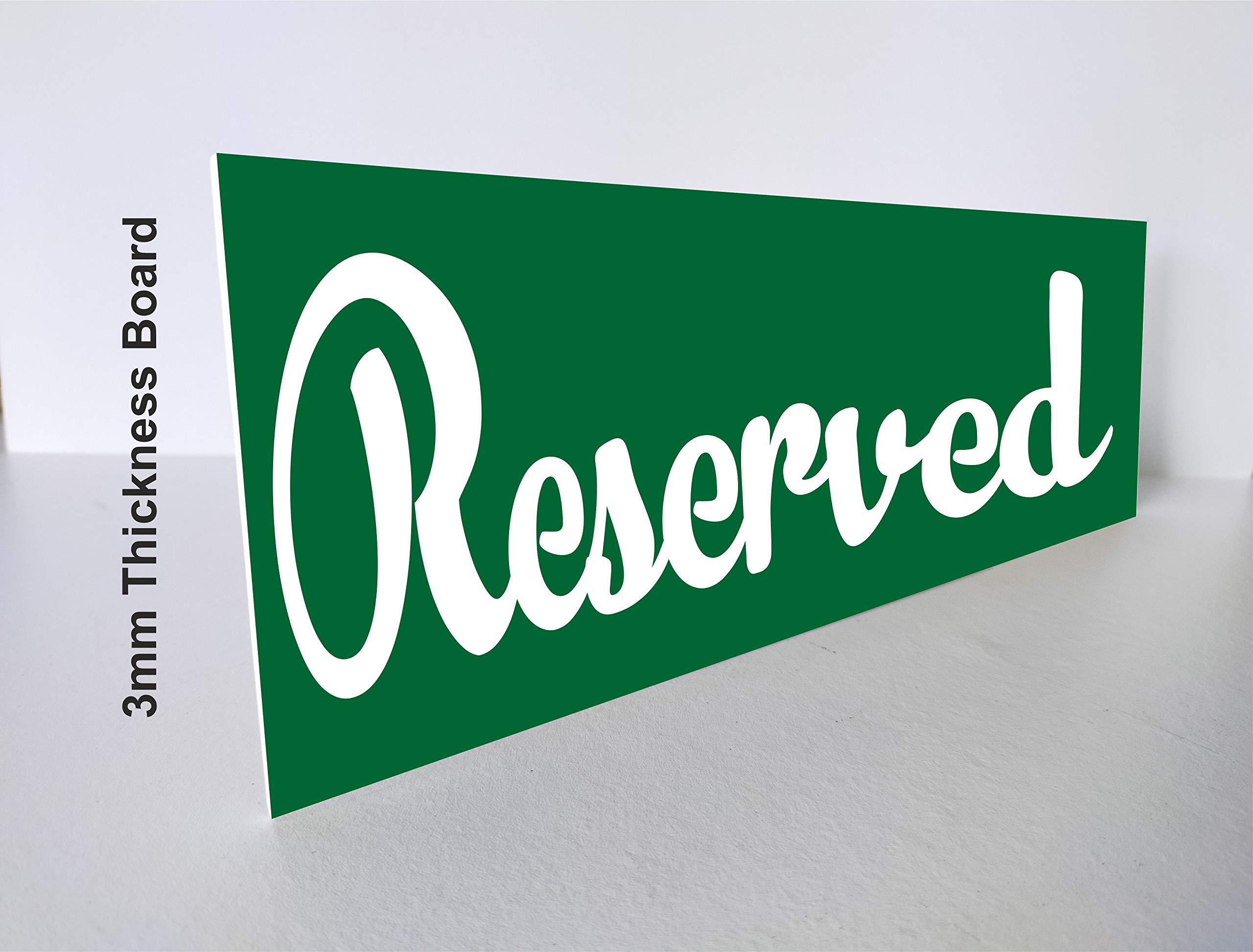 Buy SIGN EVER Reserved Sign Board Office Bank Restaurant Hotel Mall ...