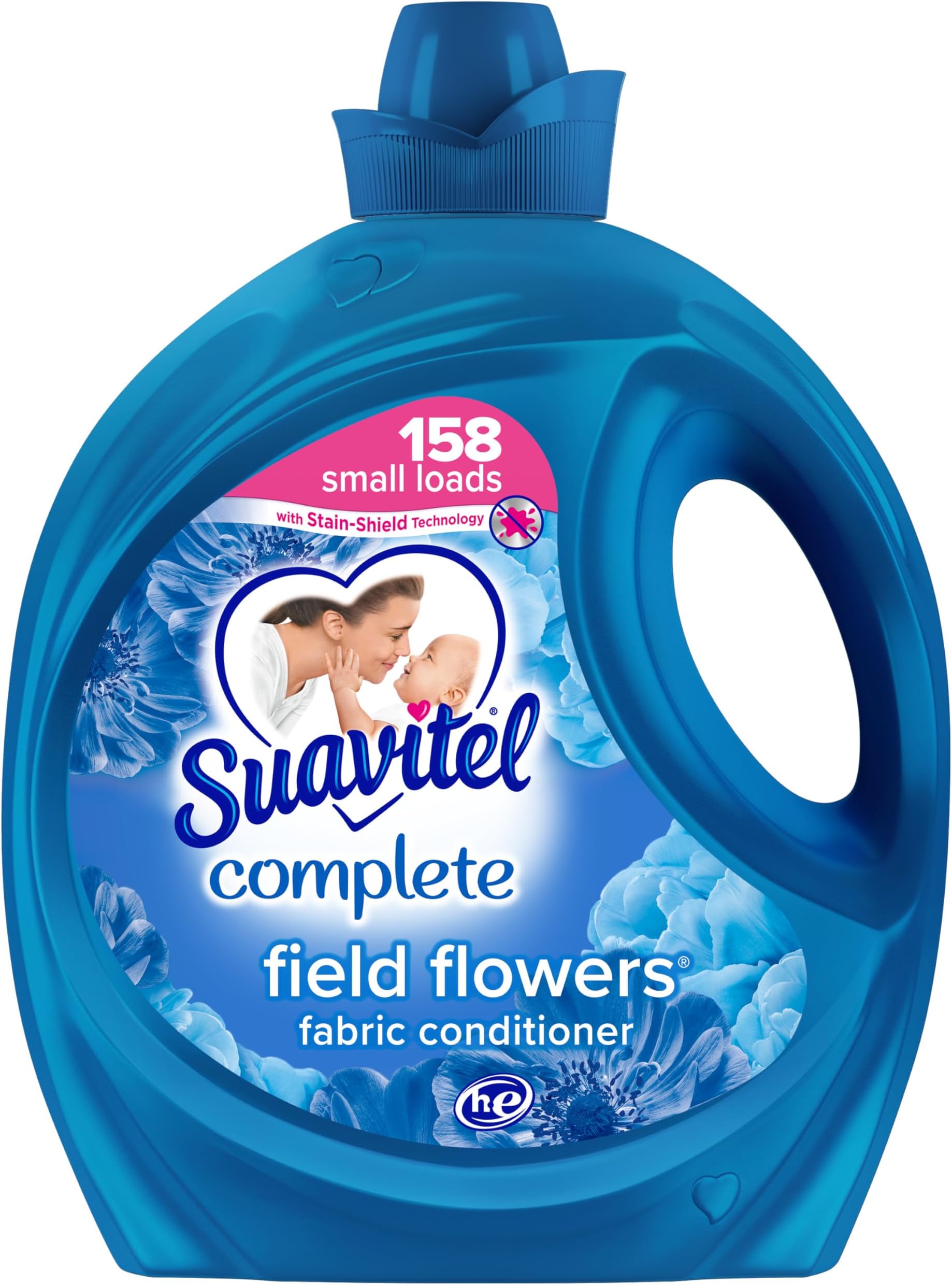 Amazon.com: Suavitel Fabric Softener, Field Flowers, 120 Fluid Ounce ...