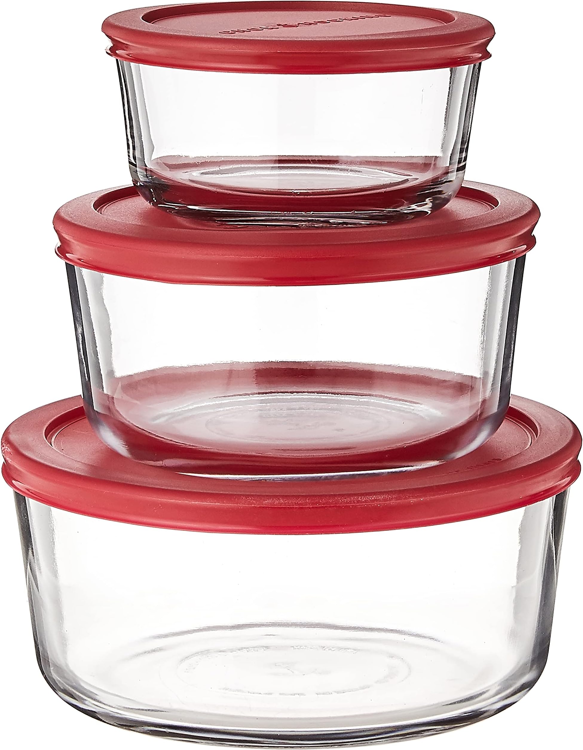 Amazon.com: Anchor Hocking Classic Glass Food Storage Containers with ...
