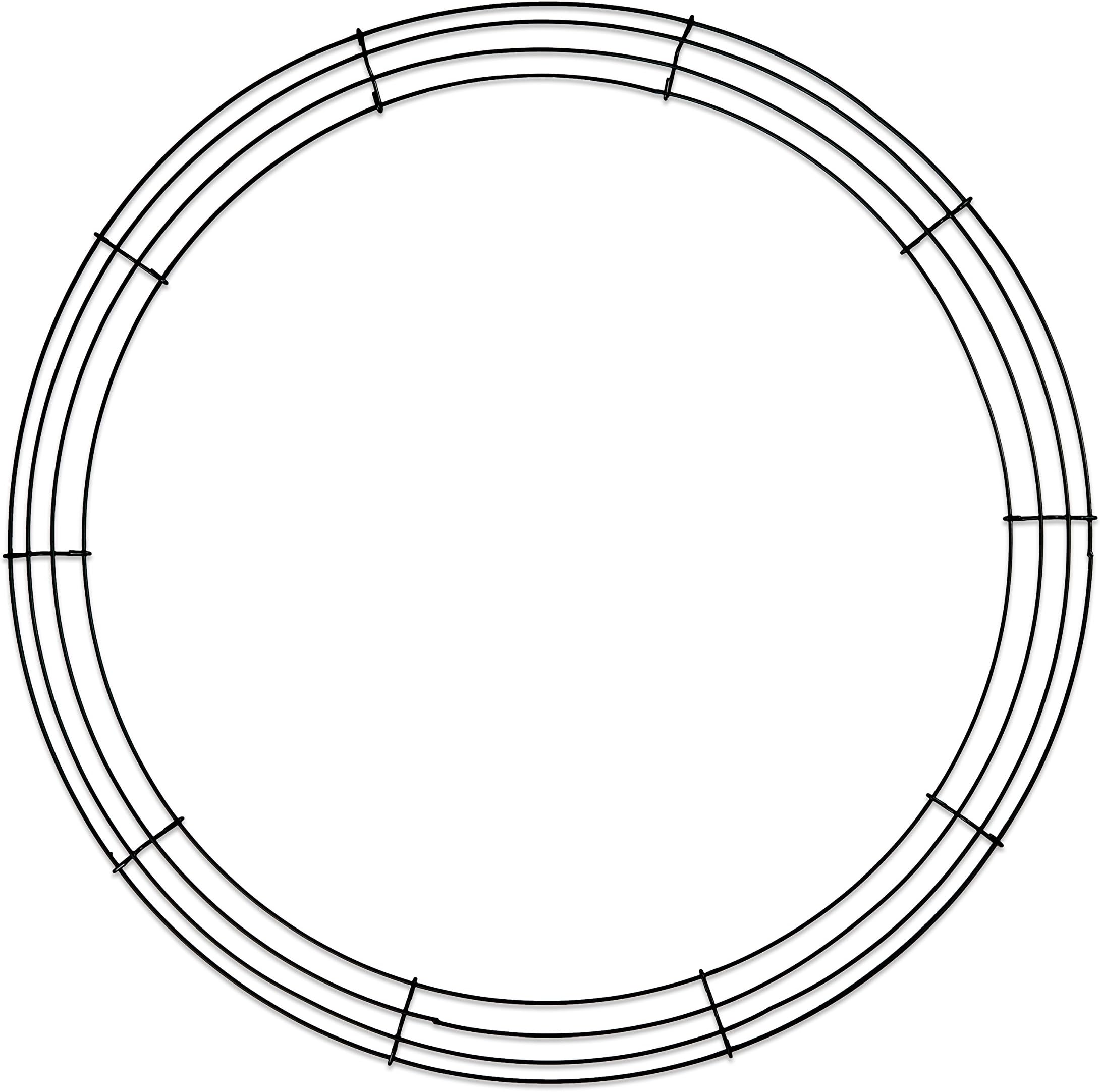 Amazon.com: FloraCraft Wire Wreath Form 20 Inch Green : Arts, Crafts ...