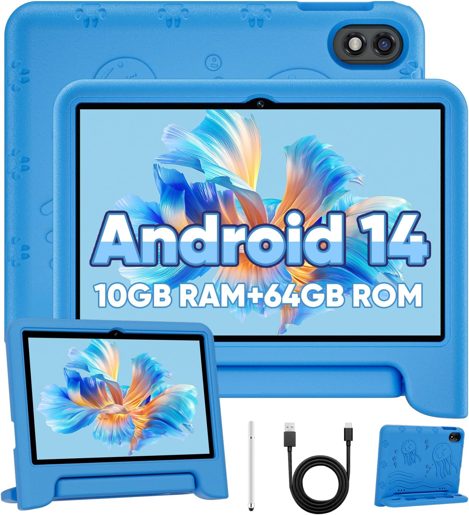 zcobro Kinder Tablet 7 Zoll Andorid Tablet für Kinder 2GB RAM+32GB ROM+ ...