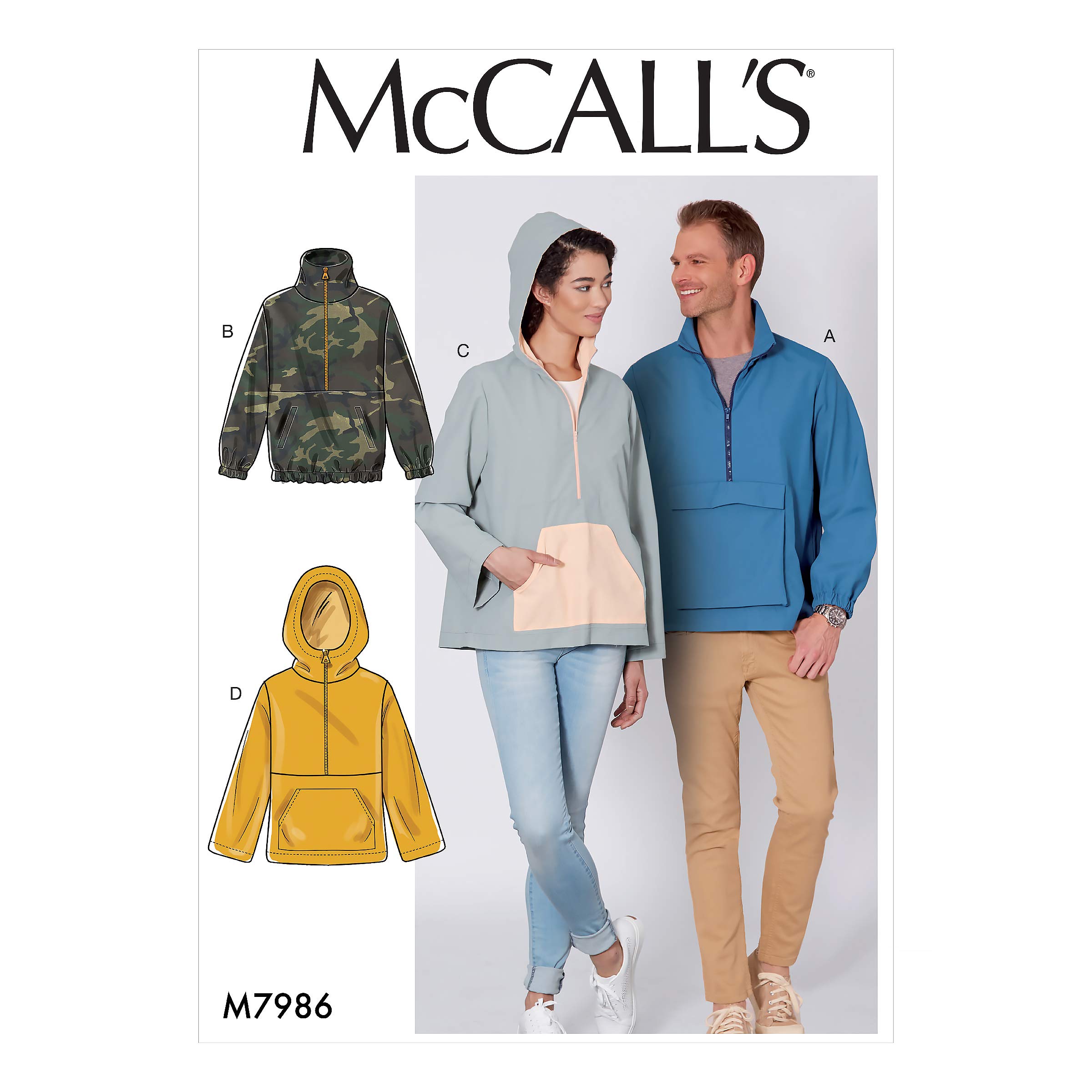 Amazon.com: McCall's M7986, Sewing Pattern,Template, various, White ...
