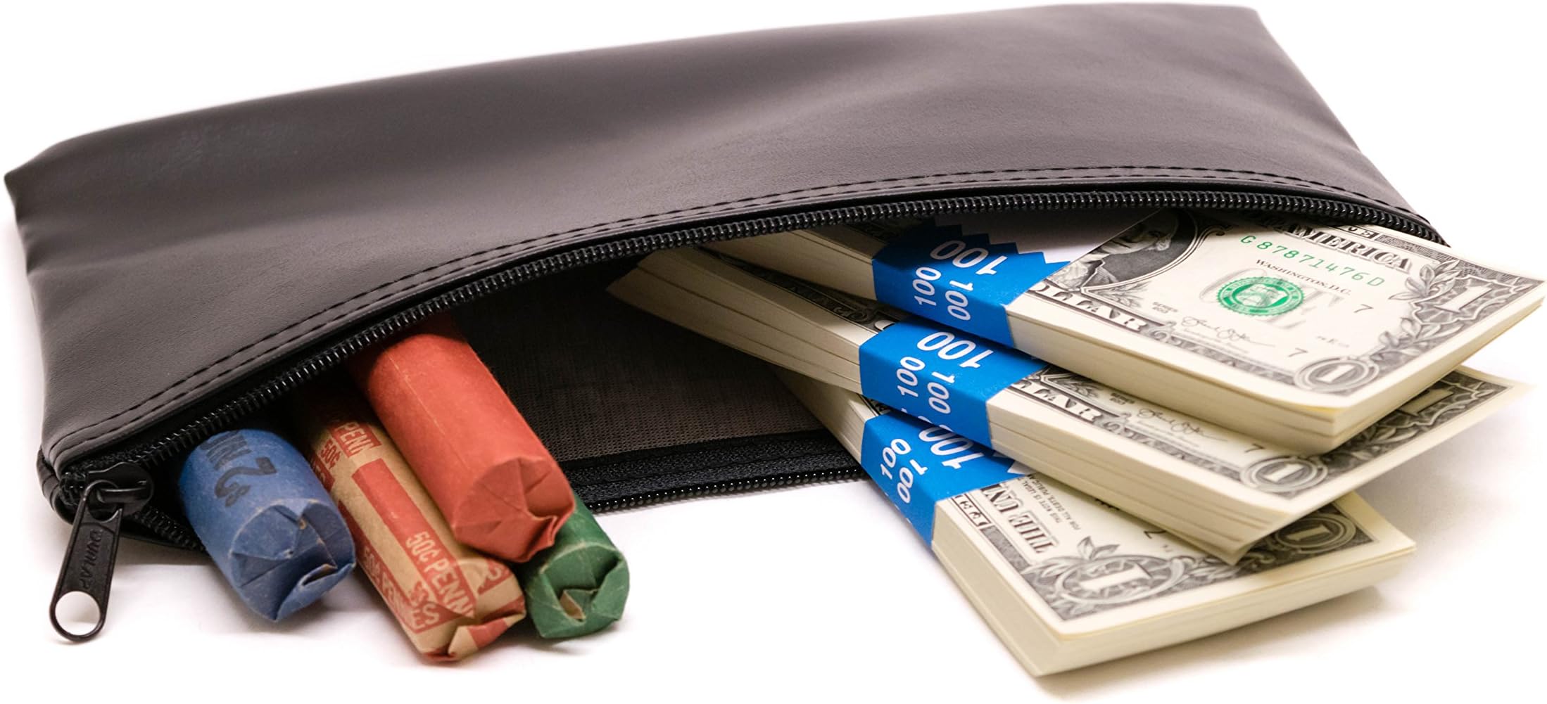 Amazon.com : Carousel Checks Inc. Zipper Bank Deposit Bag, 12 by 16 ...