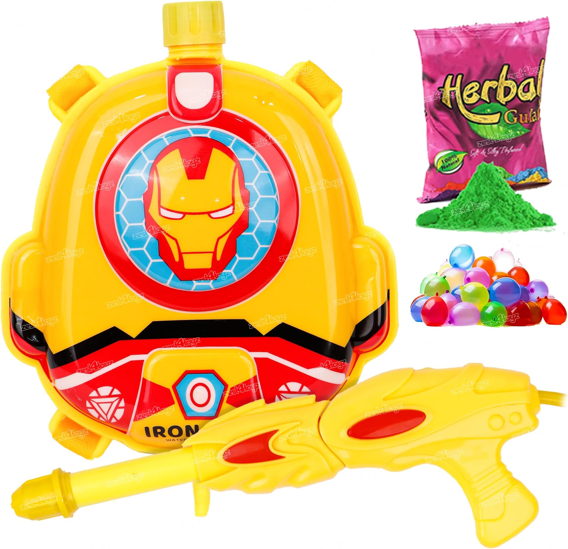 Buy Zest 4 Toyz Holi Pichkari Water Gun for Kids Ironman Themed ...