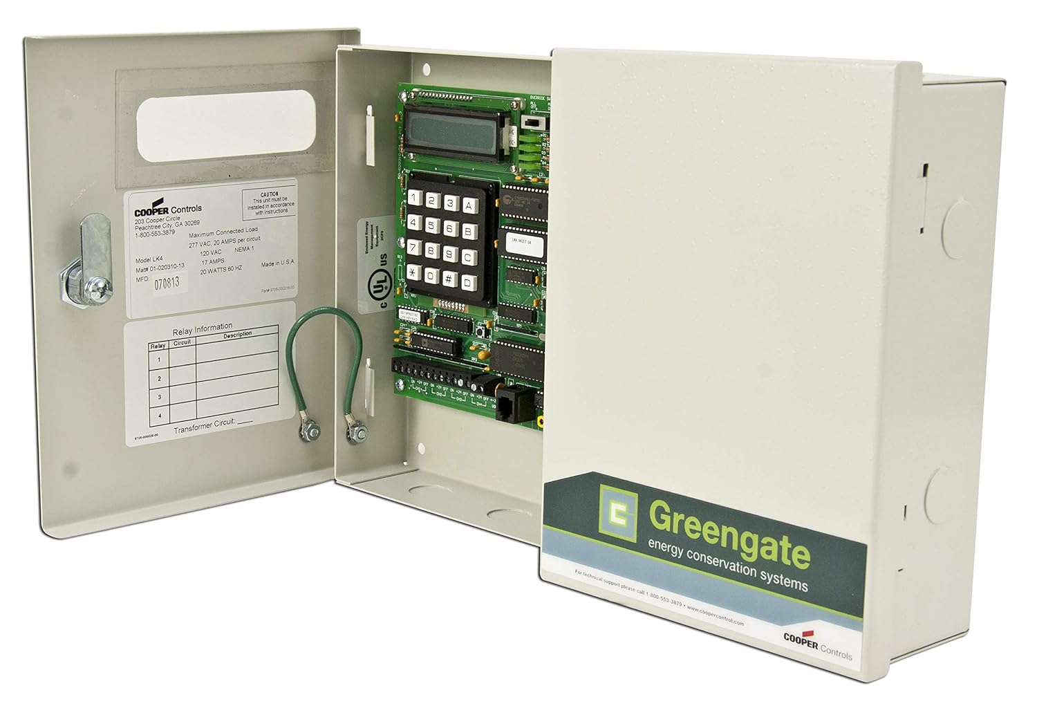 Cooper Lighting LK4-120V LiteKeeper Lighting Control Panel: Amazon.com ...