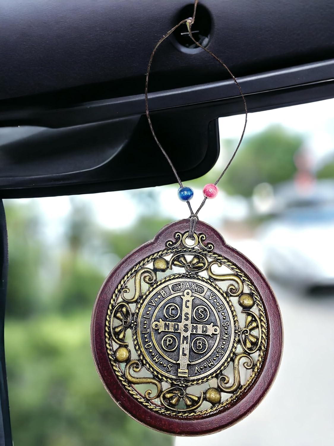 Saint Benedict Cross Double sided medal for Home blessing 4 Inches In ...