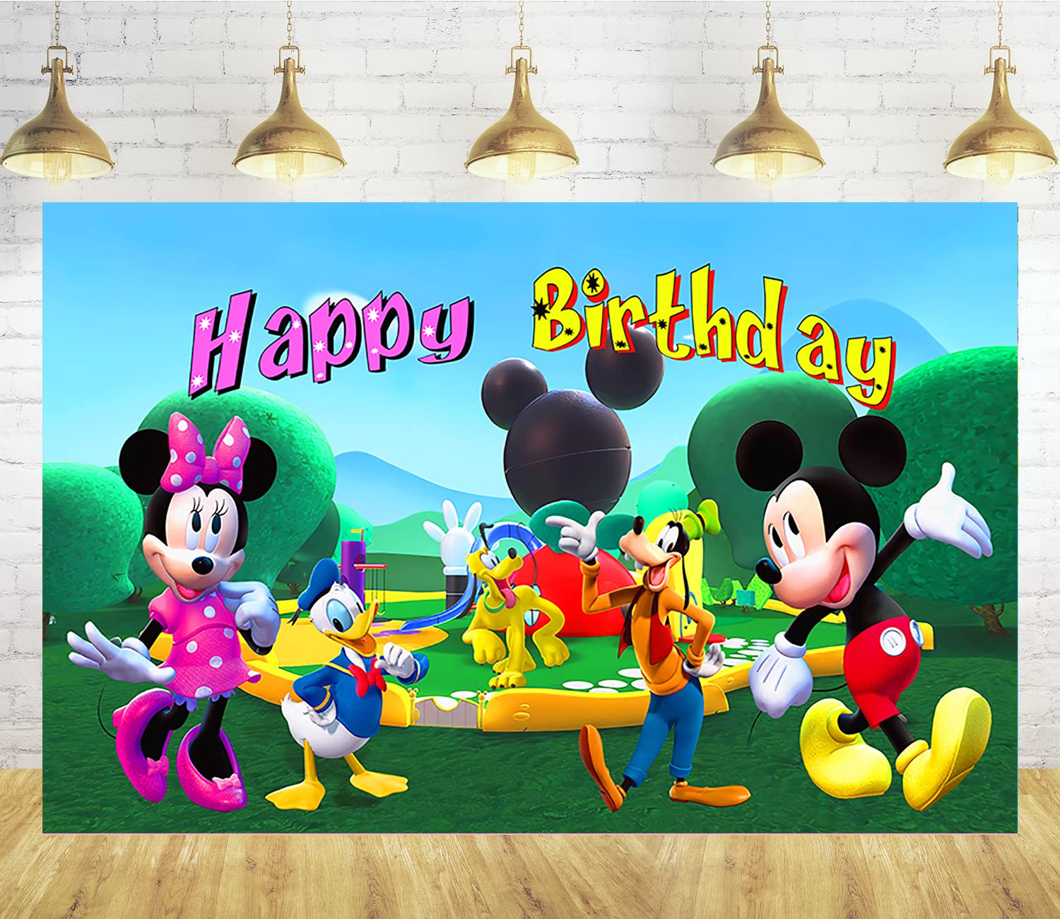 Buy Mickey Mouse Clubhouse Backdrop For Birthday Party Supplies Mickey buy-mickey-mouse-clubhouse-backdrop-for-birthday-party-supplies-mickey