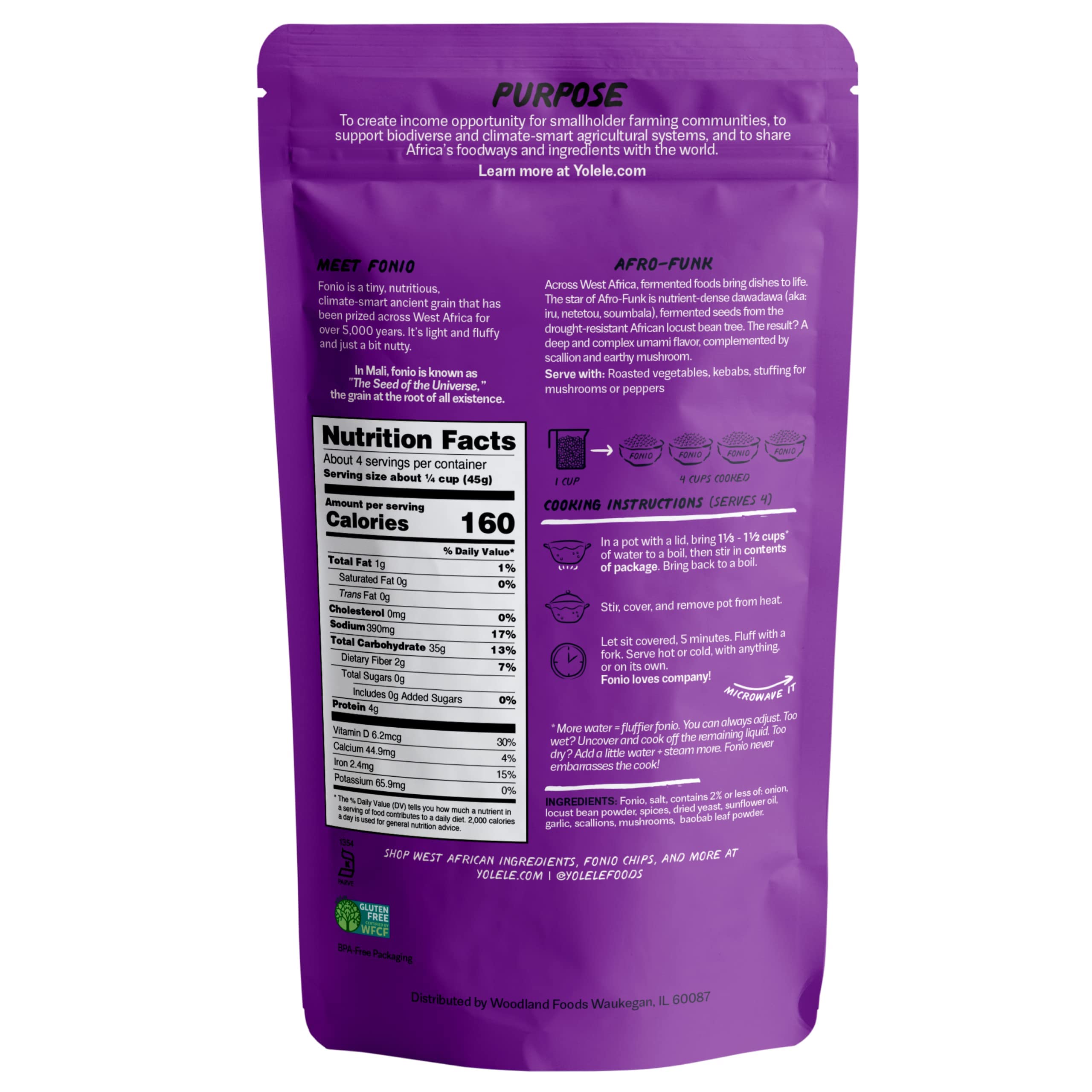 Snapklik.com : Yolélé Fonio Grain Pilaf Mix, African Supergrain Ancient ...