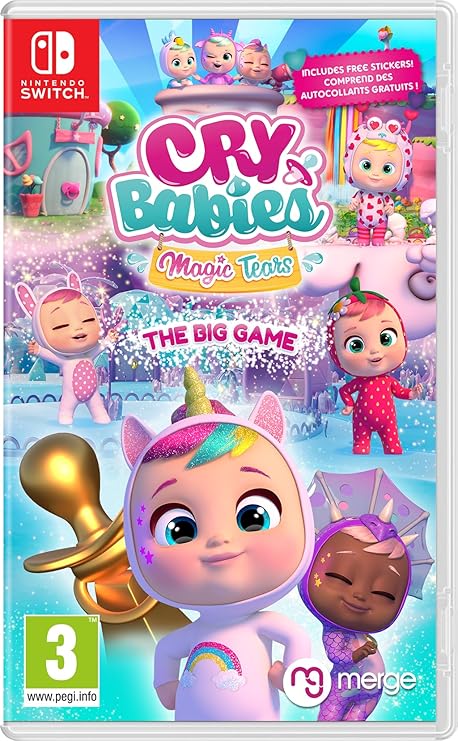 Cry Babies Magic Tears The Big Game Nintendo Switch : Amazon.it ...