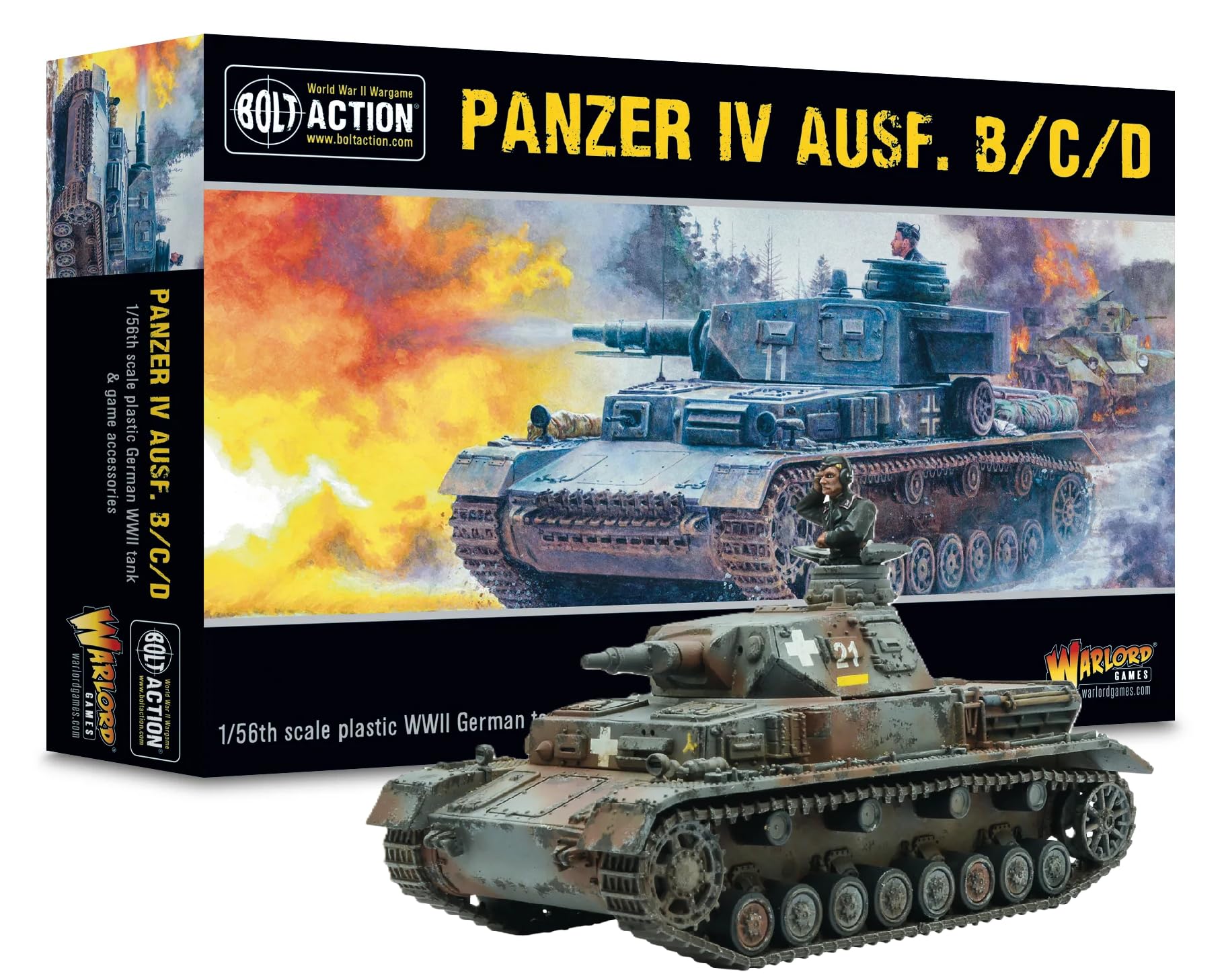 Panzer III Model Kit Warlord Games Panzer III Tank Model Kit | 1:56 ...