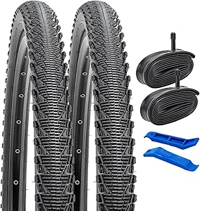 Amazon.com : YUNSCM 2-PCS 26" Bike Tires 26 x 2.125/57-559 and 26" Heavy Duty Bike Tubes ...