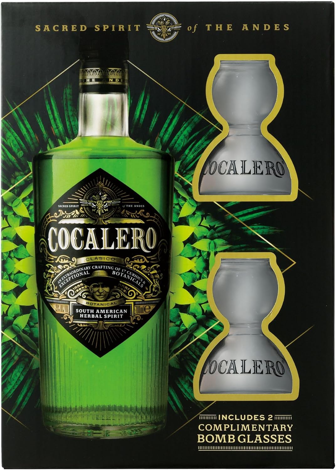 Amazon.co.jp: 国分 COCALERO コカレロ ガラス製(コカレロボムグラス)が2個セットになったギフトボックス コカレロ ...