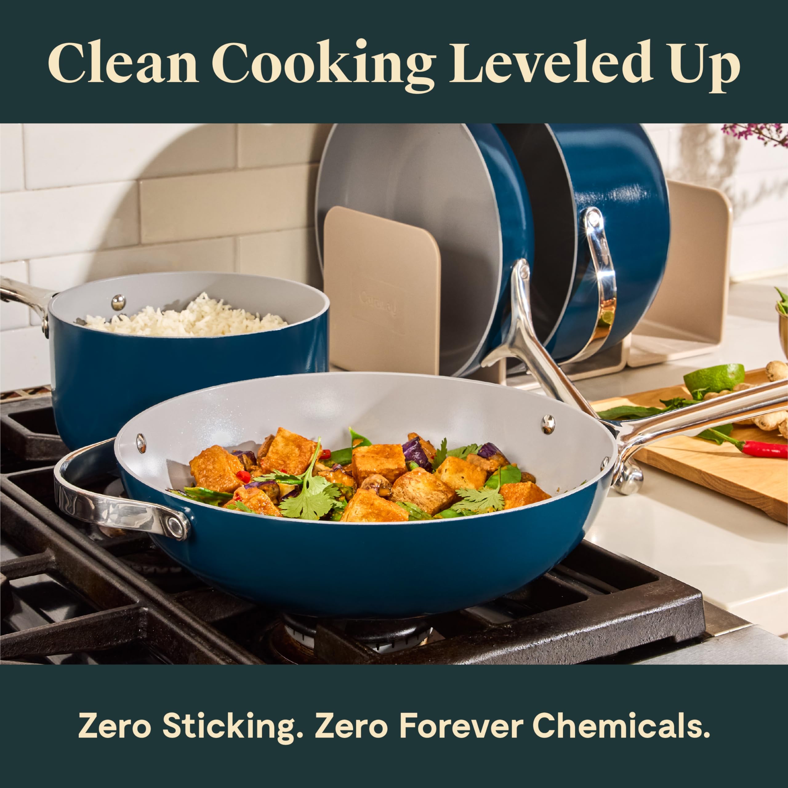 Snapklik.com : Non-Stick Stir Fry Pan - 12” Wok-Inspired Pan - Free ...