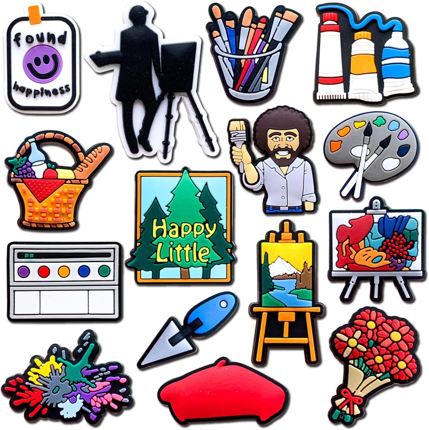 Amazon.com: Euphaglaia 15Pcs Art Charms for Clog Shoes Decoration ...