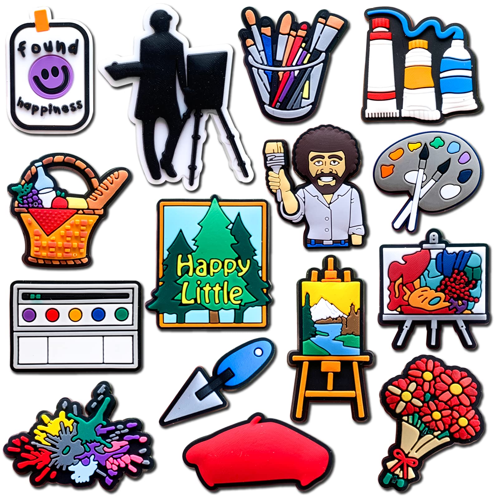 Amazon.com: Euphaglaia 15Pcs Art Charms for Clog Shoes Decoration ...