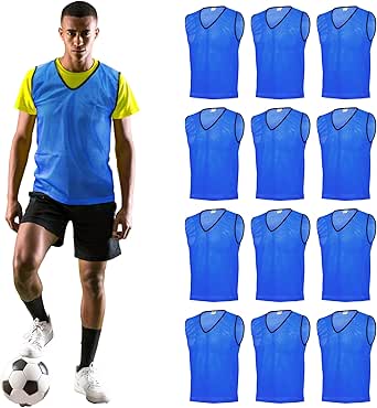 Amazon.com: GSi Sports Pinnies - Pack of 12 - Free Size for Youth/Adult ...