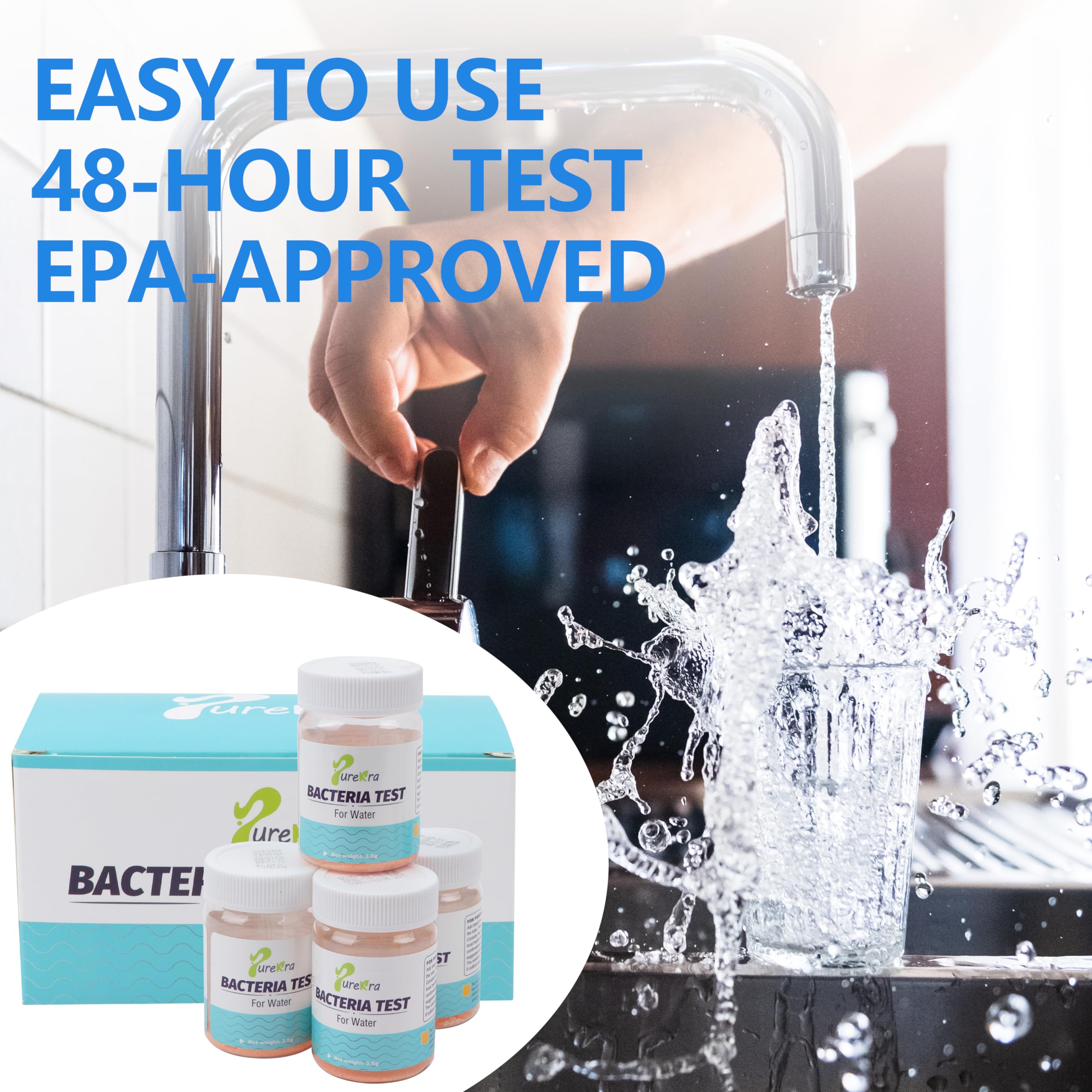 Snapklik.com : Purekra 6 Pack Coliform Bacteria Water Test Kit