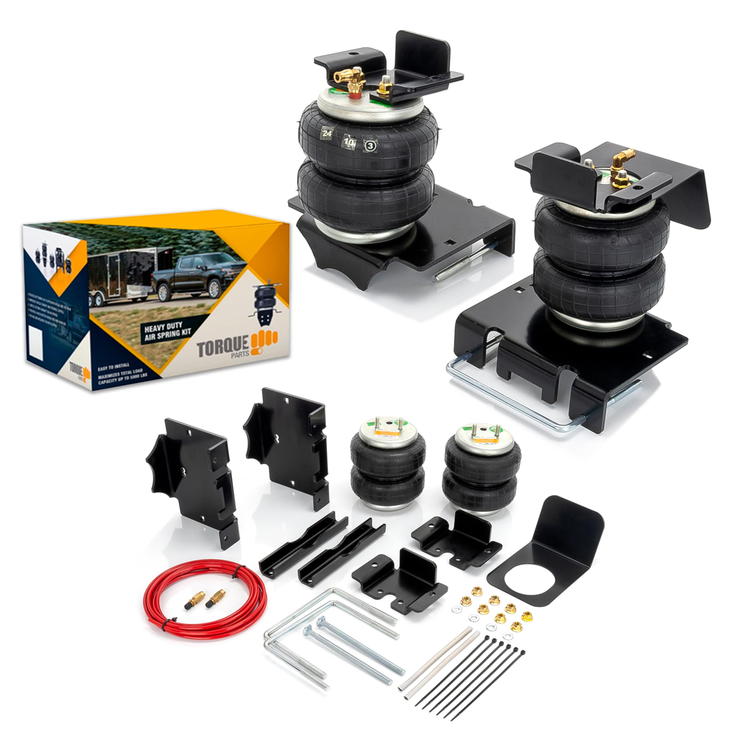 Amazon.com: TORQUE Air Suspension Bags Kit with Internal Jounce Bumper ...