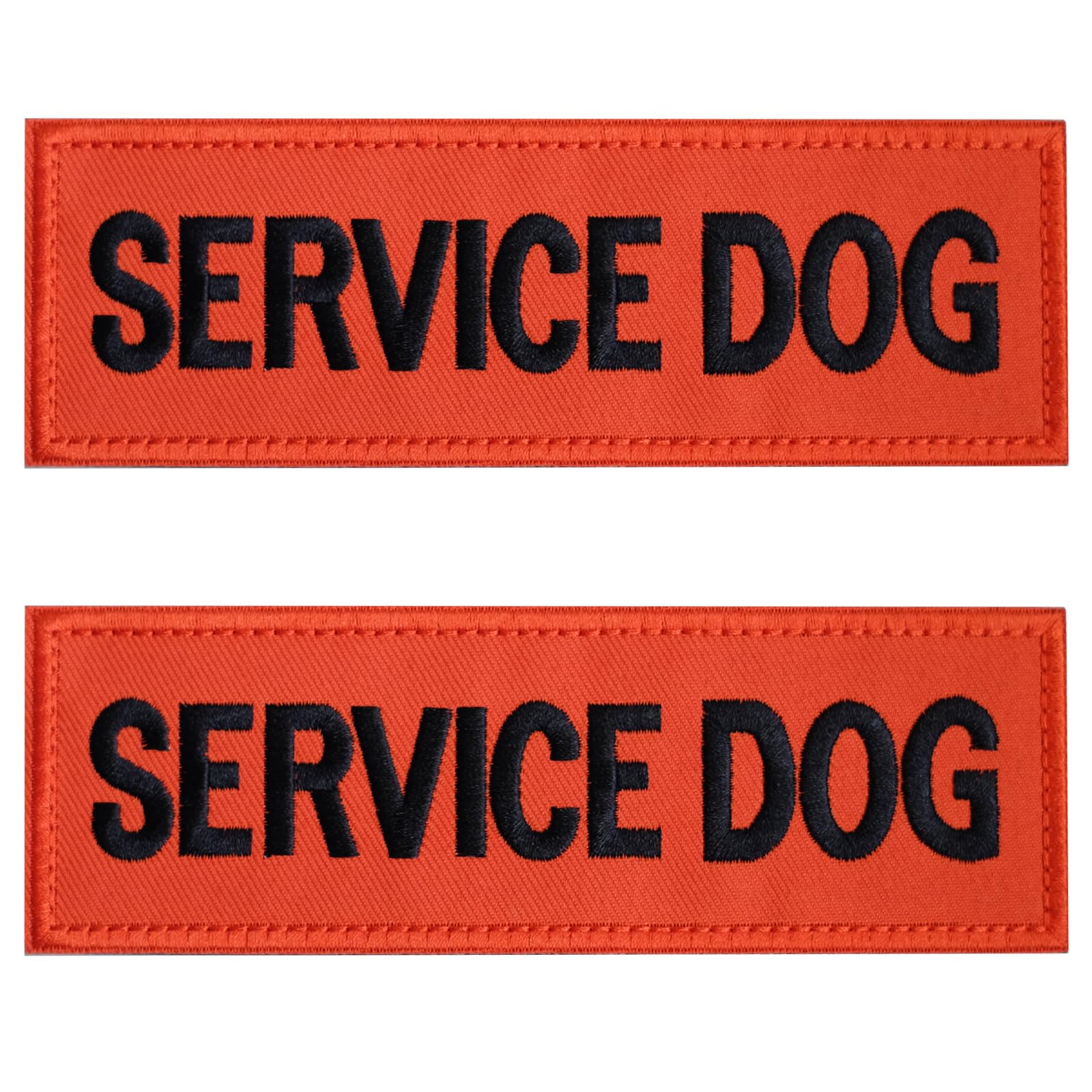 Amazon.com : FITZNORA Embroidered Service Dog Patches, 2 Pack Clear ...