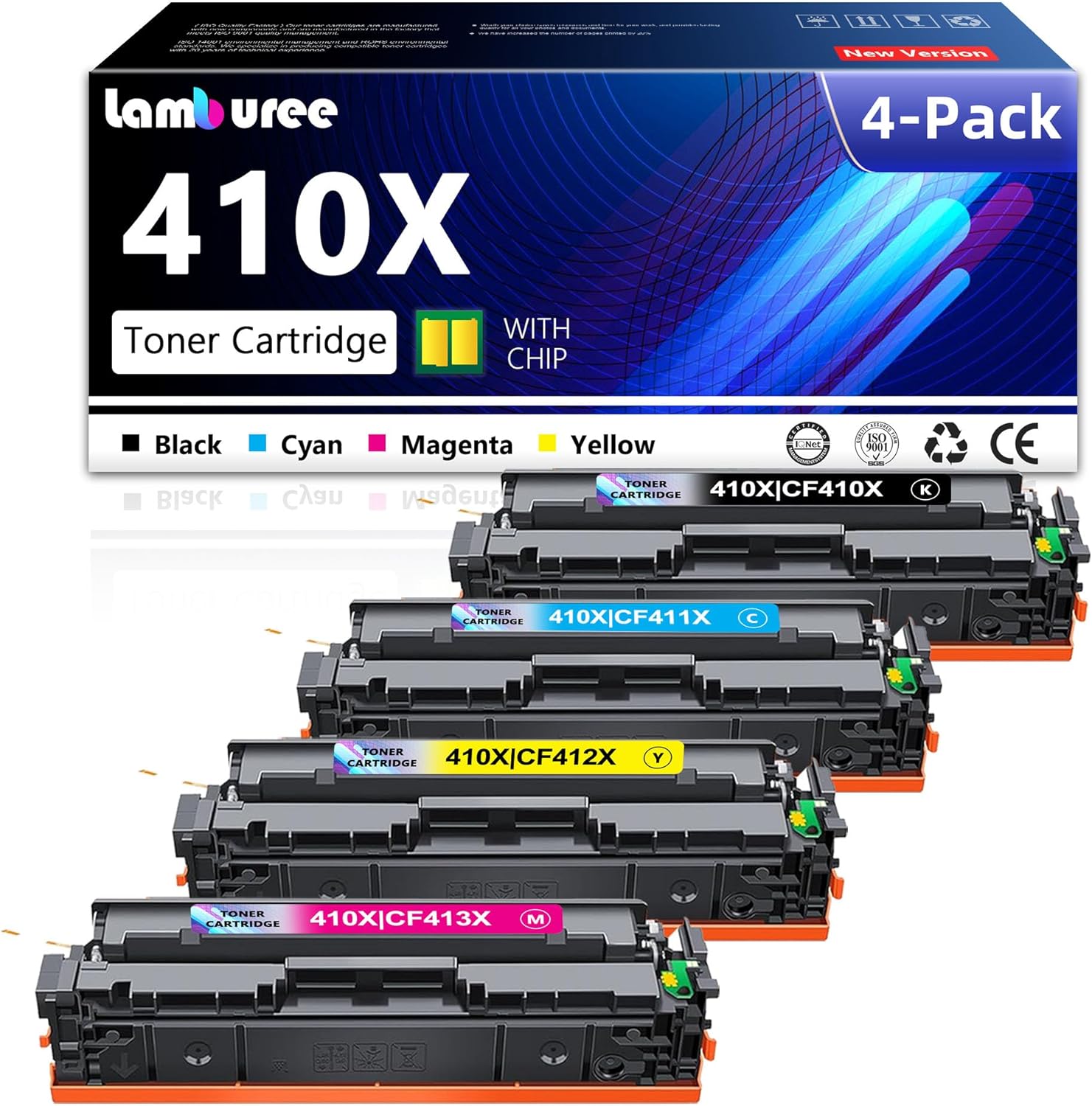 Amazon.com: 410X Toner Cartridge(with Chip) Replacement for HP 410X ...