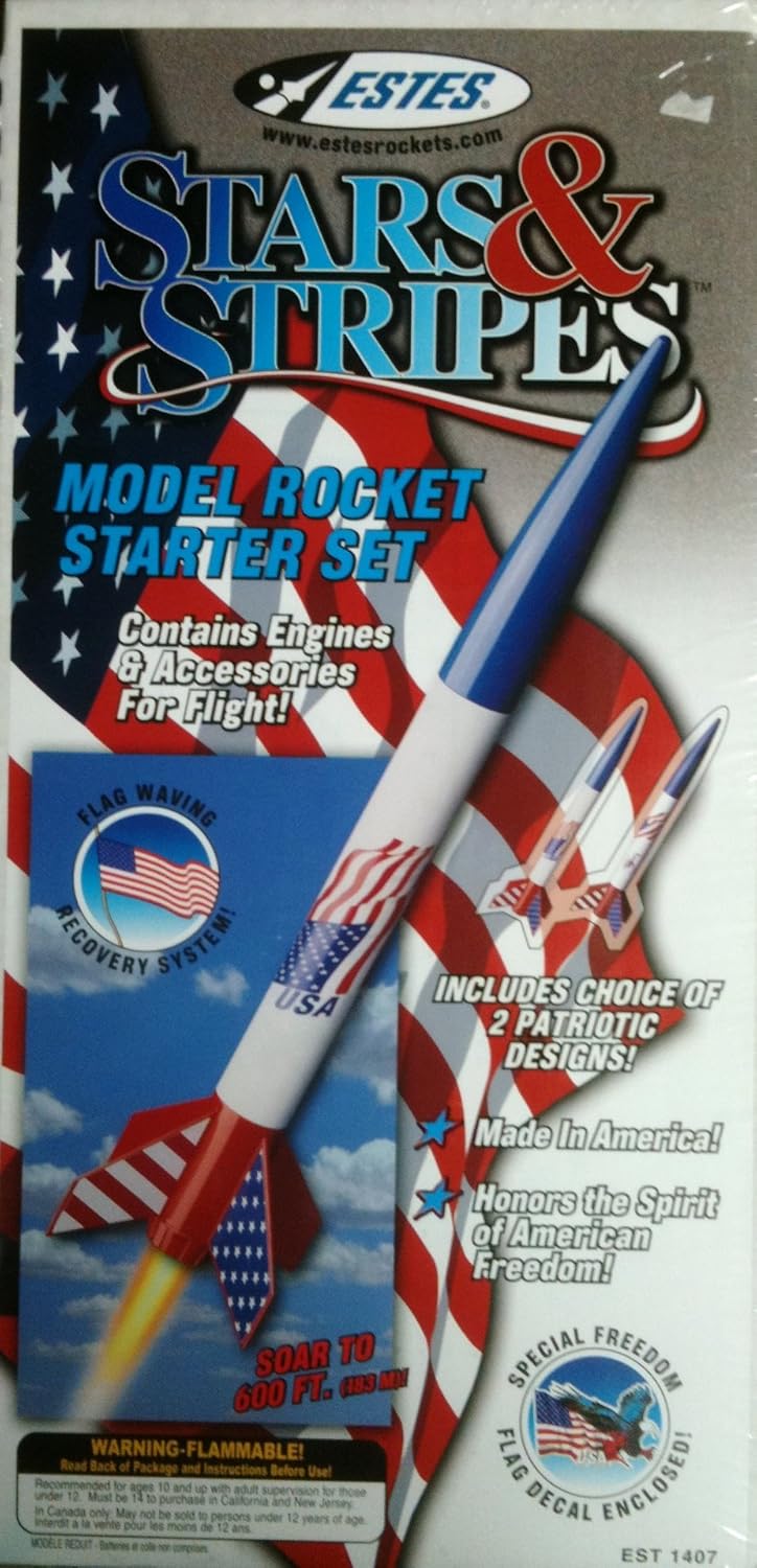 Amazon.co.jp: Stars & Stripes Model Rocket Starter Kit : おもちゃ