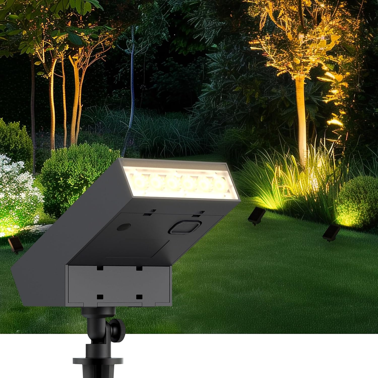 SOTTLOT Solar Pathway Lights Outdoor, Dimmable Solar Spot Light IP65 ...