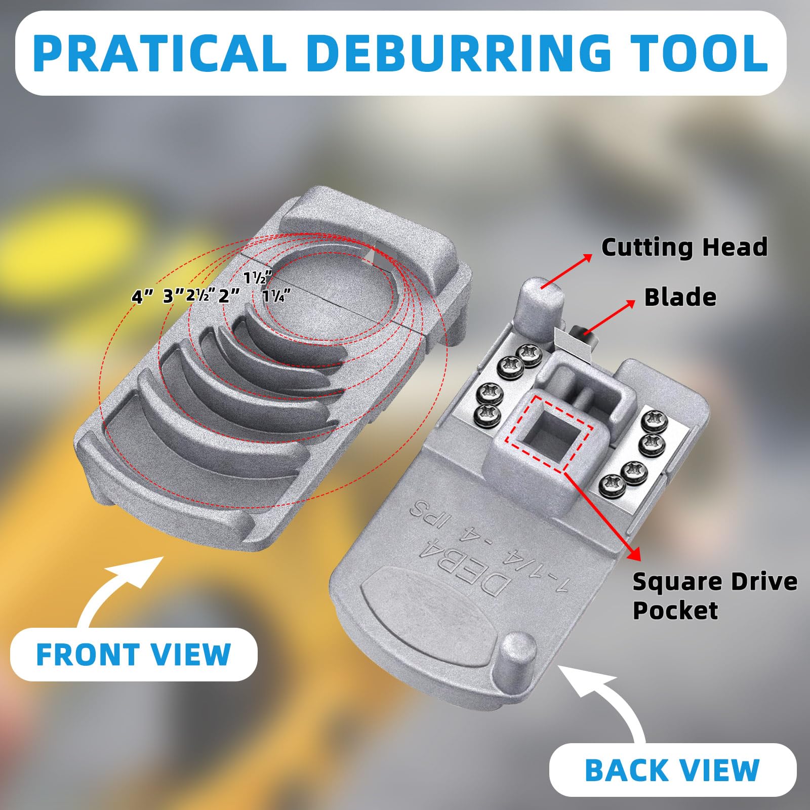 Snapklik.com : Fuzqq Deburring Tool For PVC Pipe,PVC Deburring Tool ...