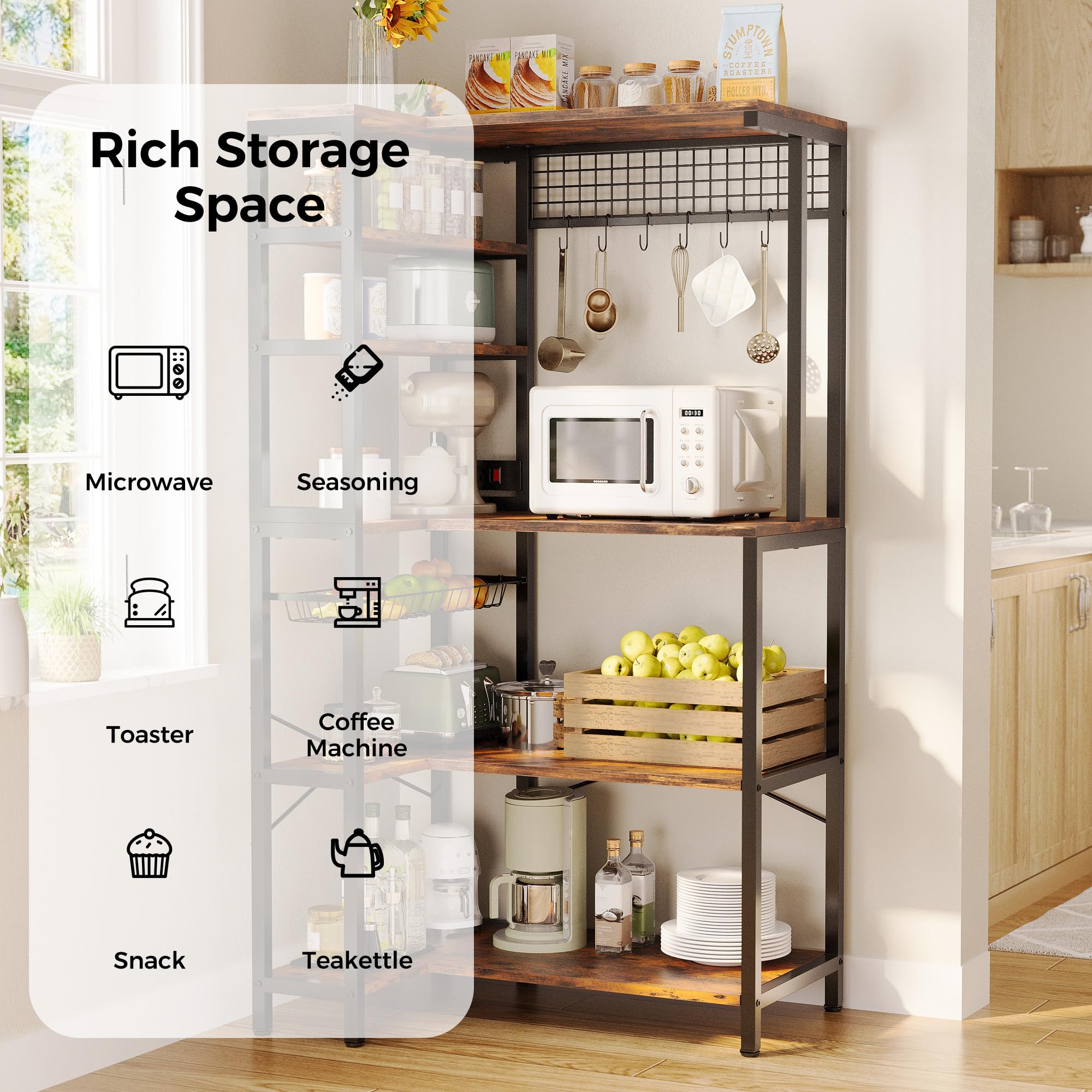 Snapklik.com : IRONCK Bakers Rack