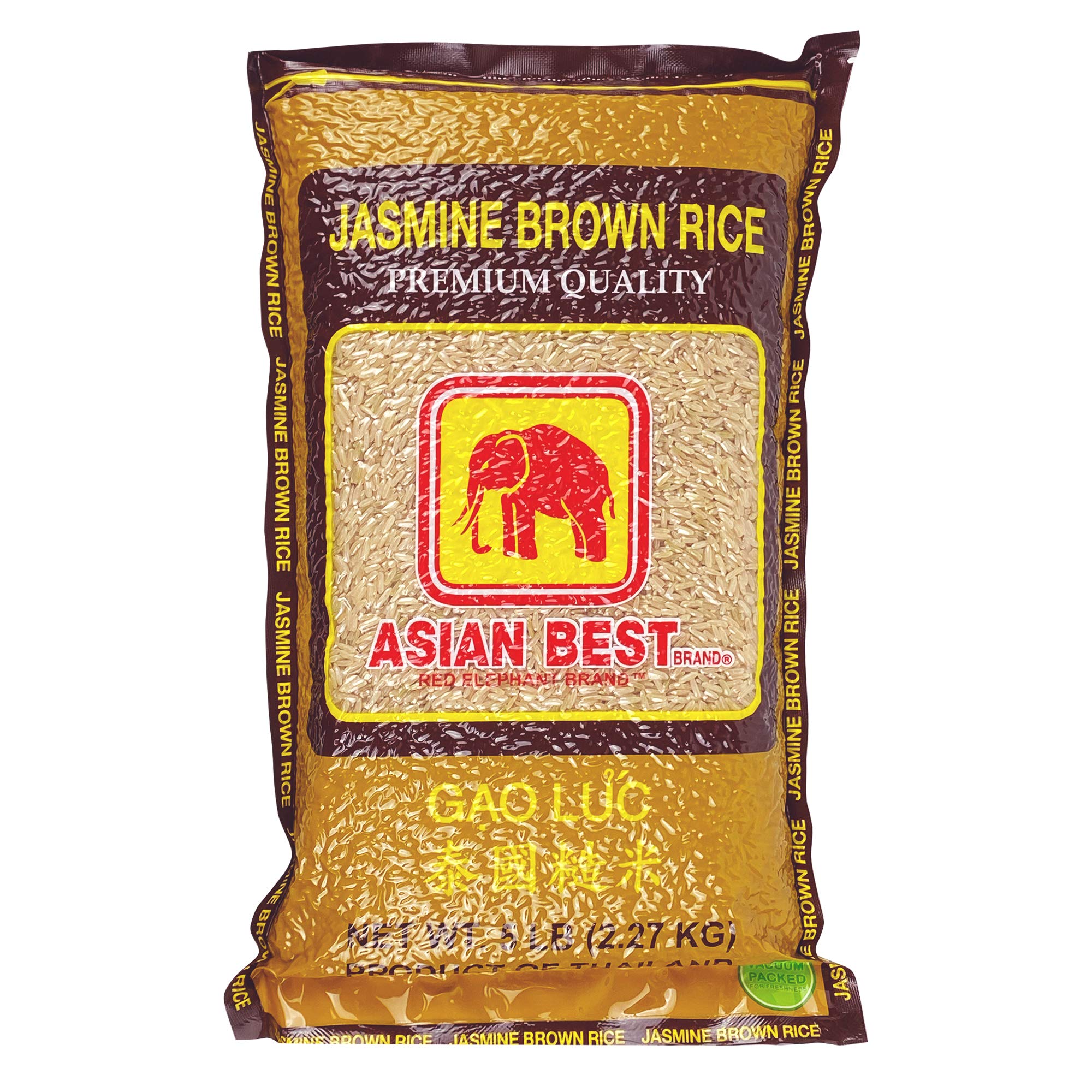 Amazon.com : Asian Best Brown Rice, 5 Pound (Pack of 6) : Grocery ...