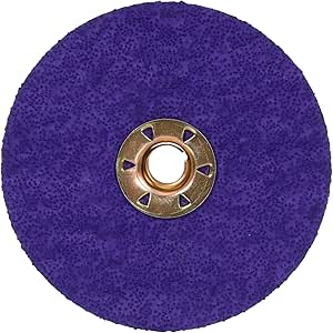 3M Cubitron 3 Fibre Disc 1187C, 36+, 4-1/2 in, TN Quick Change, Longer ...