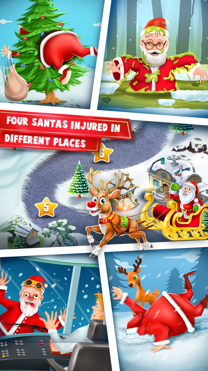 Christmas Emergency Surgery Doctor Salon - Crazy Santa Surgeon - App on ...