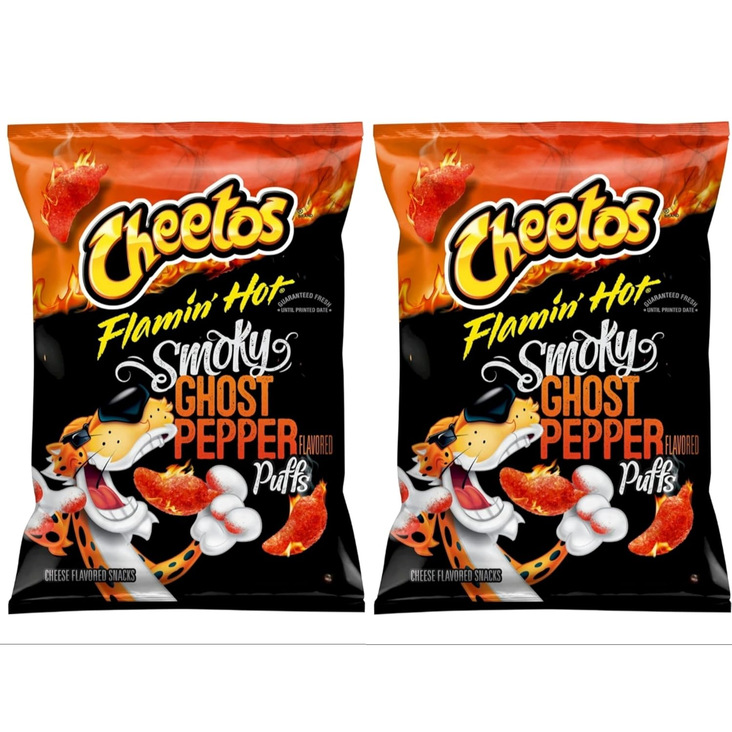 Amazon.com: Cheetos Cheese Flavored Snacks (Flamin' Hot Smokey GHOST ...