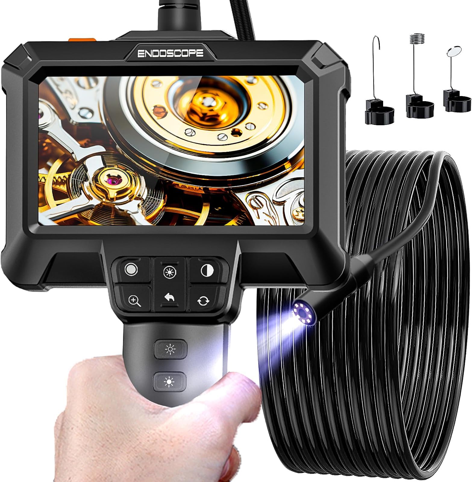 Amazon.com: WINWEND Endoscope Camera with Light - IP67 Waterproof ...