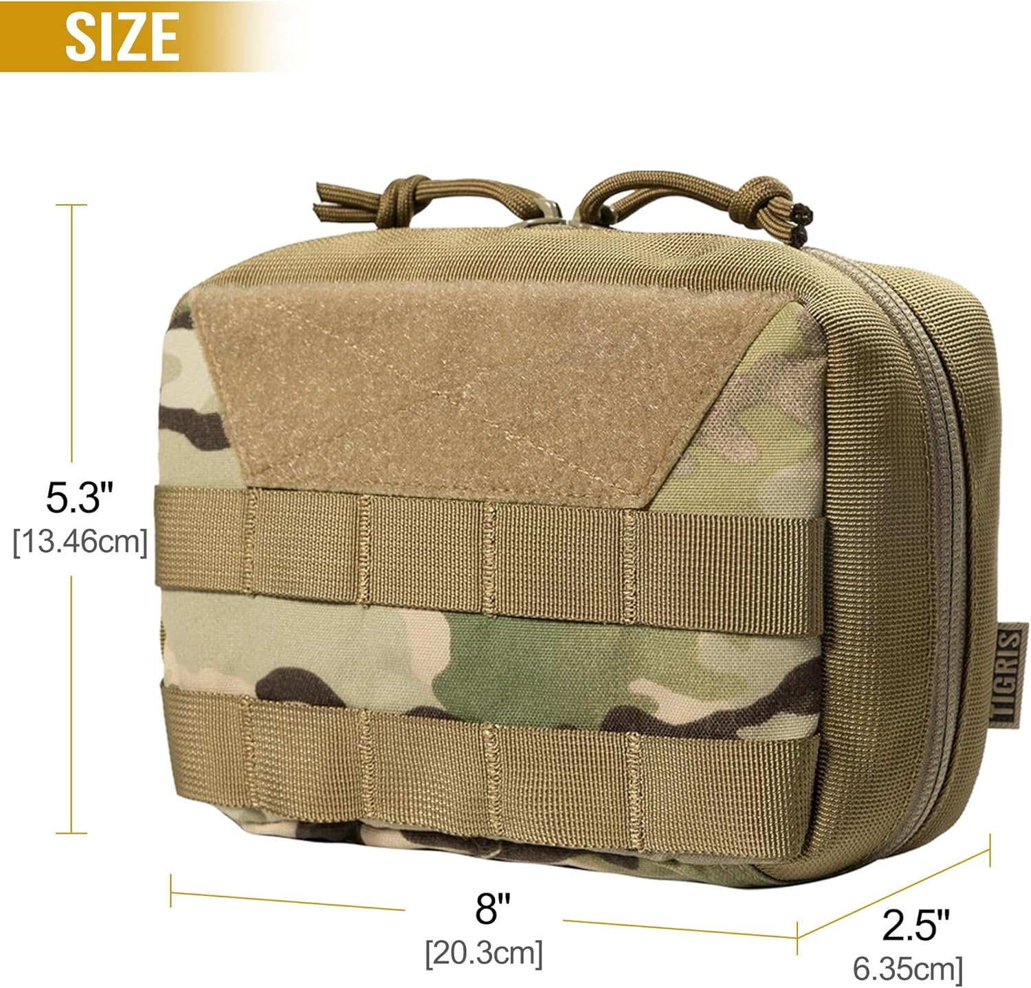 OneTigris MOLLE Pouch, Tactical Admin Pouch Belt EDC Tool Organizer ...