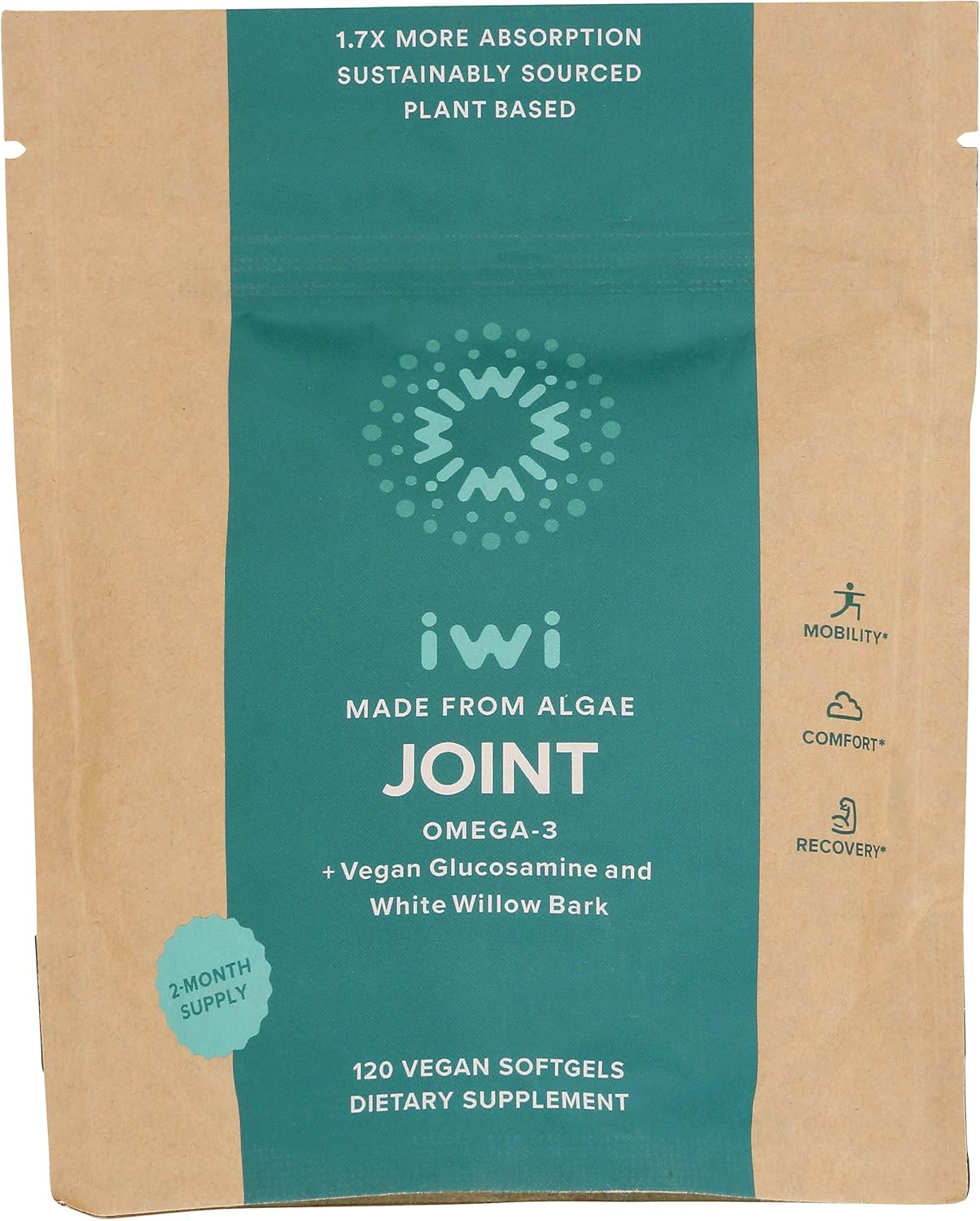 Amazon.com: iWi Joint Omega-3 Eco Pouch, 120 CT : Health & Household