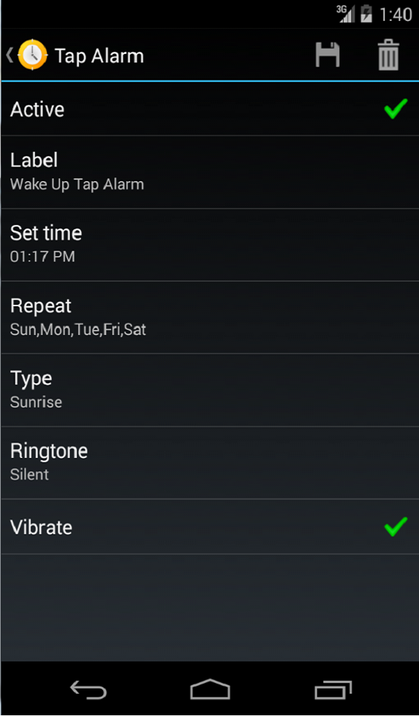 Tap Alarm - App on the Amazon Appstore