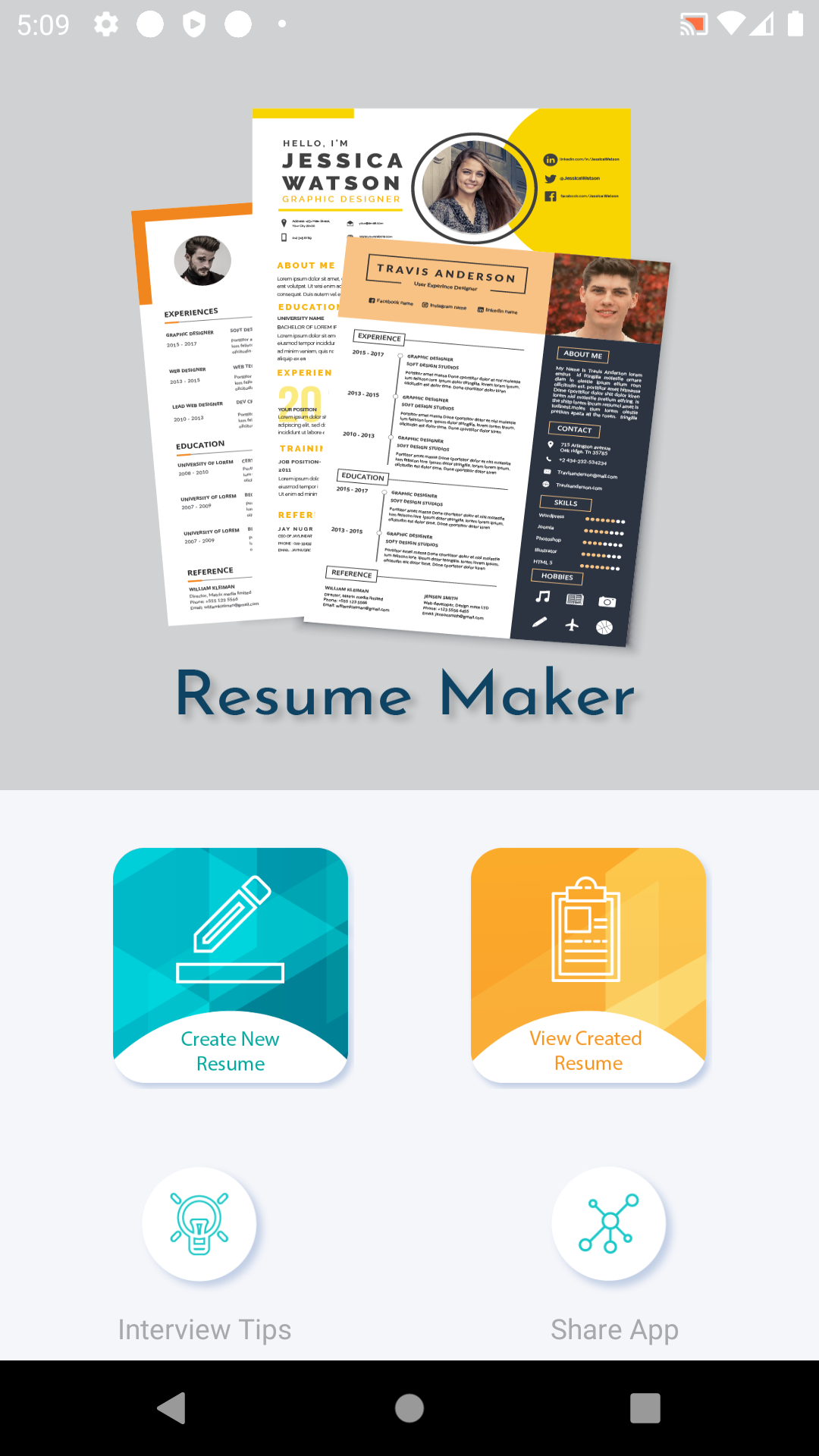 CV Creator Pro - Build Professional Resumes in PDF Format - App on ...