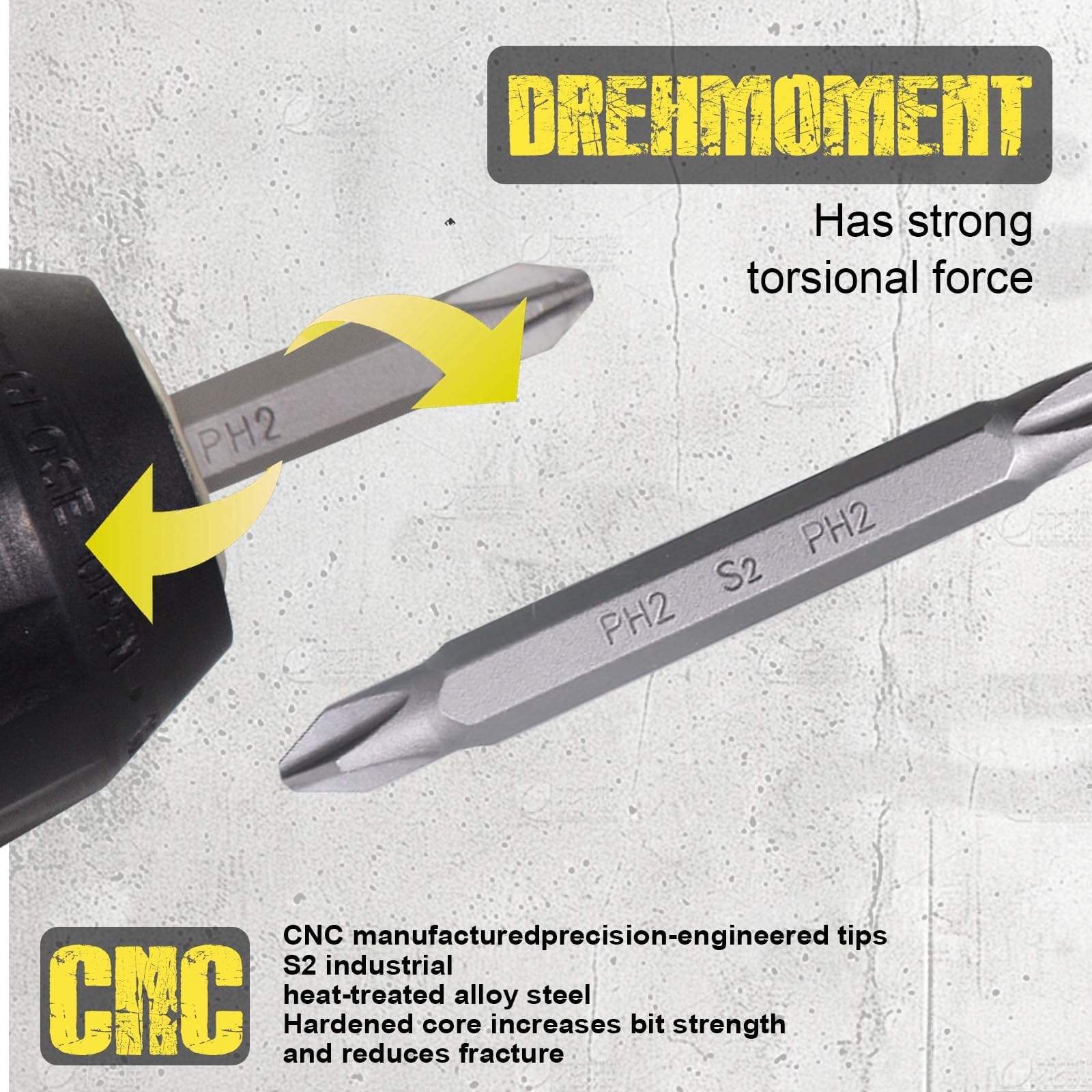 Snapklik.com : FamlTol Screwdriver Bits PH2 Double Ended Screw Bit