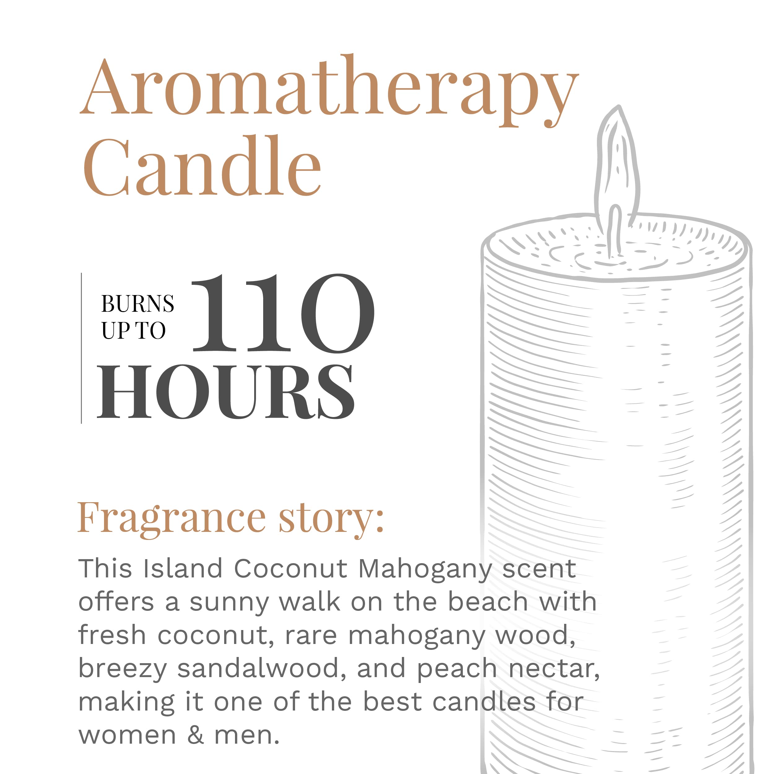 Snapklik.com : Candle-lite Scented Candles, Island Coconut Mahogany ...