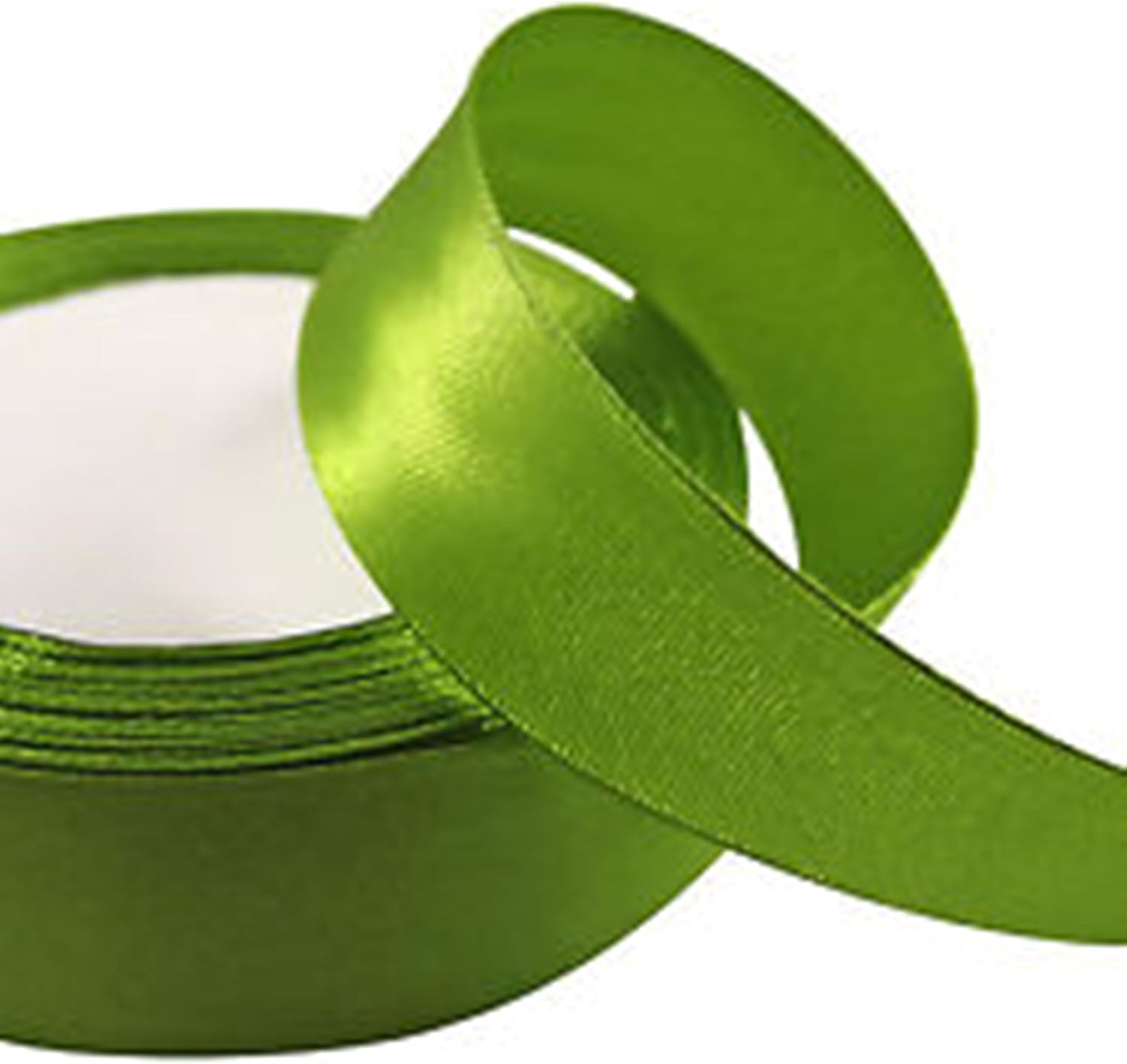 Olive Green Satin Ribbon 1" Inch 25mm 22 M TRS Gift Wrap Ribbon ...