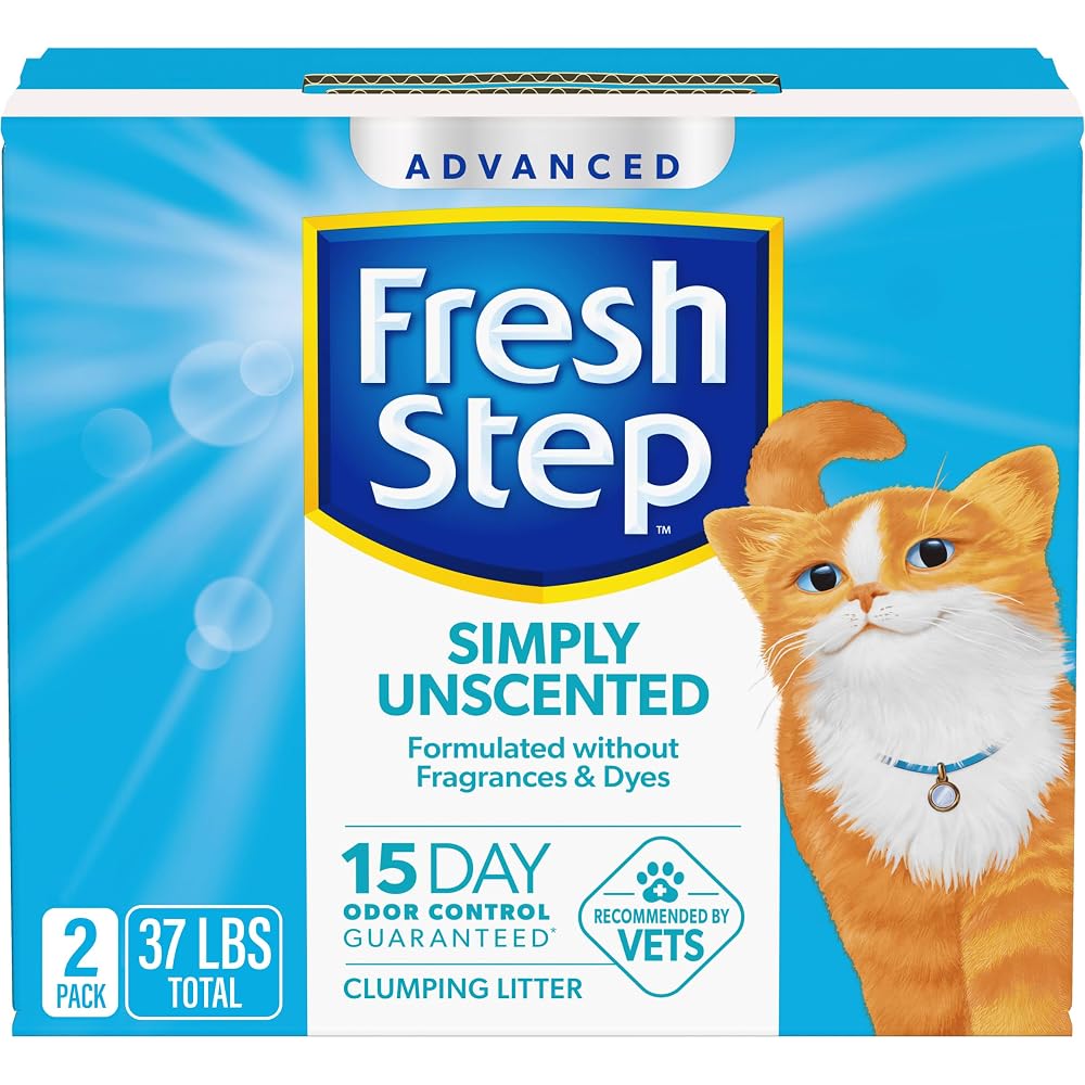 $8/mo - Finance Fresh Step Advanced Simply Unscented Clumping Litter ...