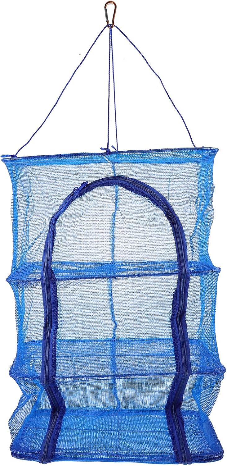 Amazon.com: BESPORTBLE Mesh Food Drying Rack Folding Fish Drying Net 4 ...