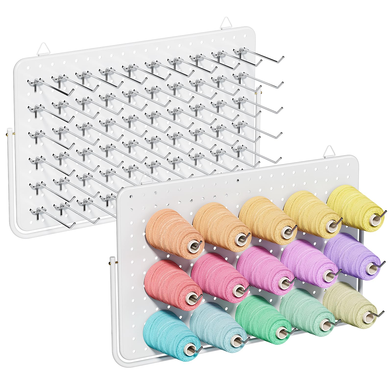 Amazon.com: Gtouse Large Spool Thread Holder, 120 Pegs, Large Sewing ...