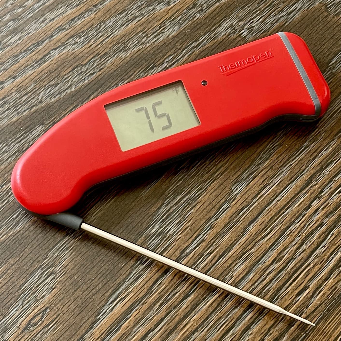 Amazon.com: 全新! ThermoWorks 背光 Thermapen Mk4 專業熱電偶烹飪溫度計 ThermoWorks RED ...