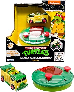 Amazon.com: Teenage Mutant Ninja Turtles Toy, Raphael Micro Shell Racer ...