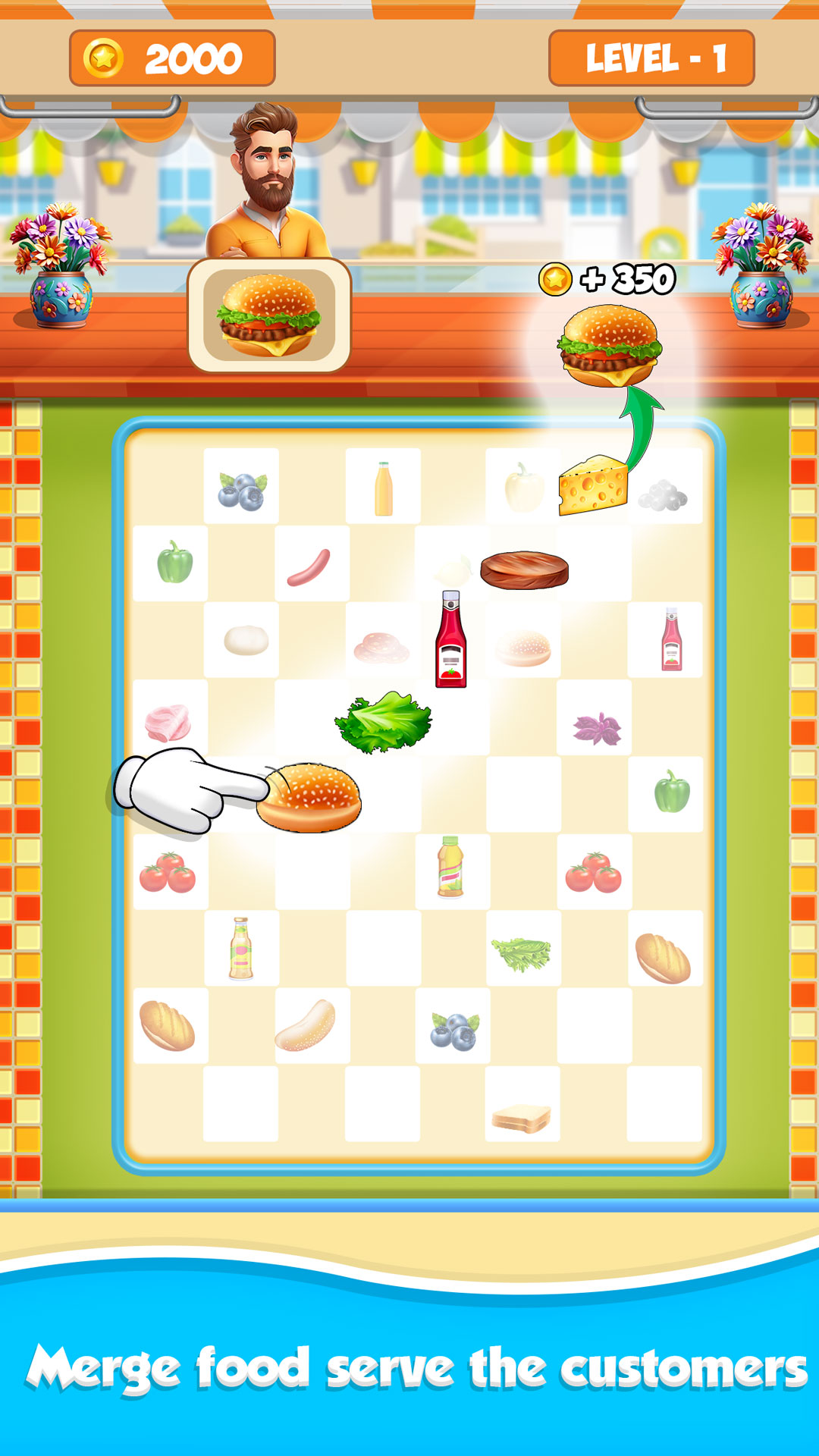 Chef Restaurant Food Merge Cooking Games: Pizza Restaurant Games For ...